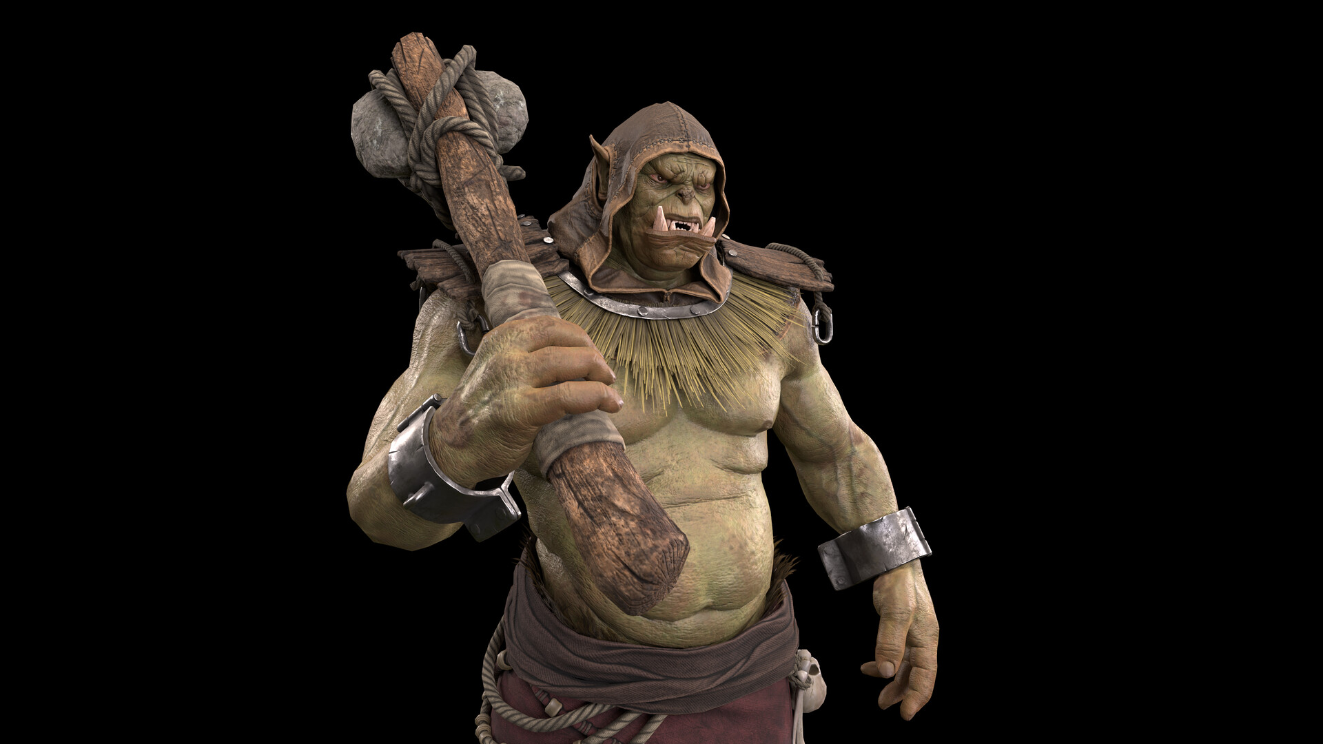 ArtStation - realtime geme character ogre