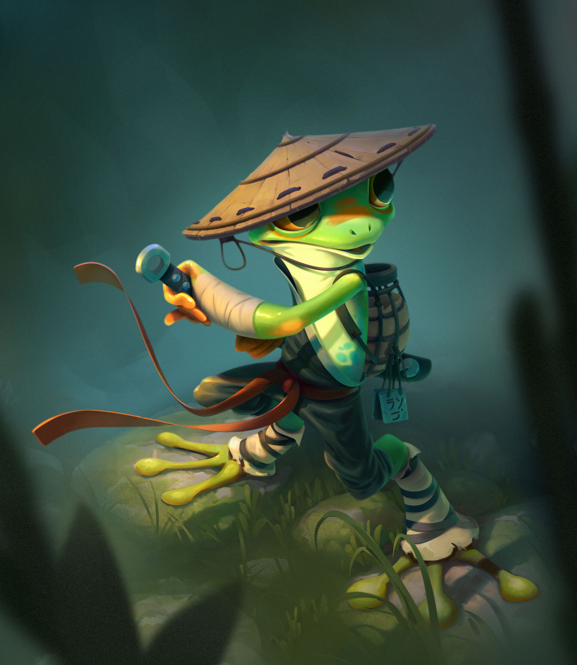 ArtStation - Ronen the Frog