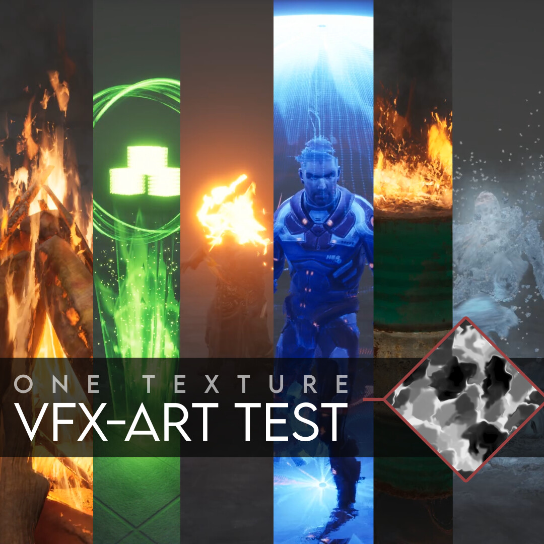 ArtStation - One Texture VFX Art Test