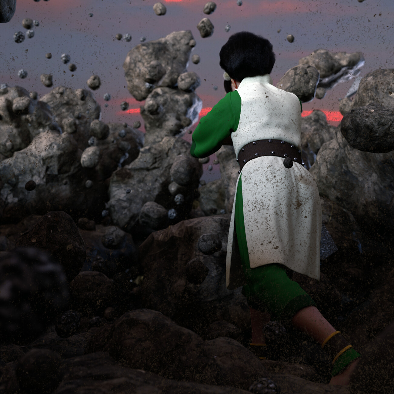ArtStation - Toph Beifong from Avatar the last airbender