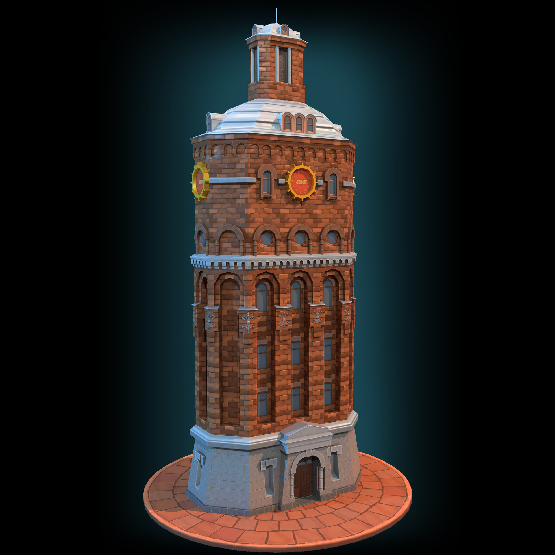 Harbi3D - Modular Stylized Tower