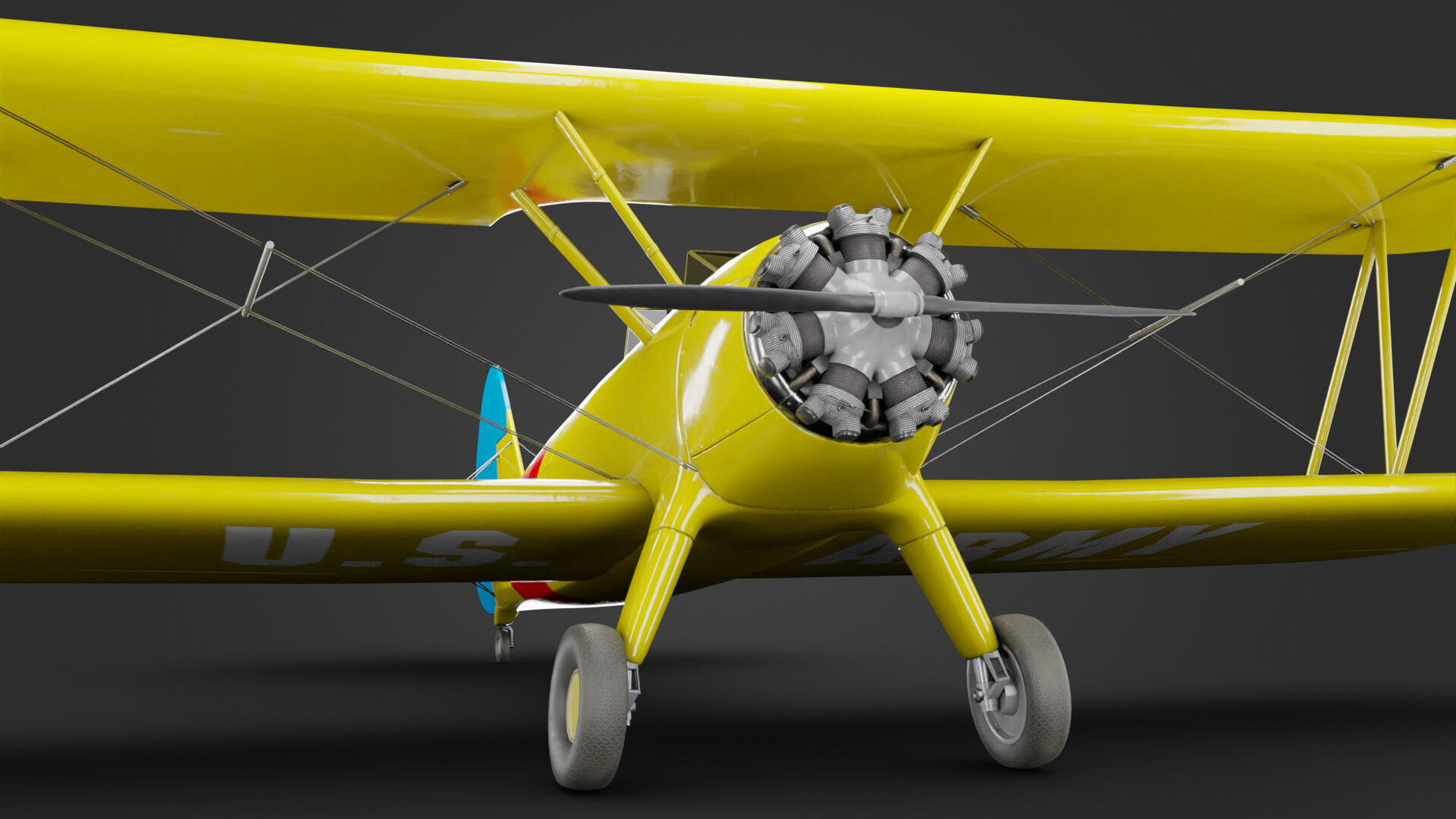 ArtStation - Boeing Stearman Biplane