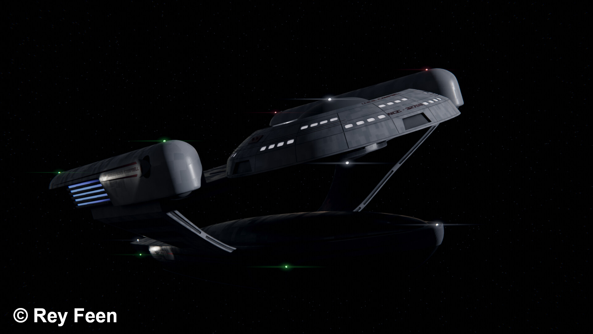 ArtStation - Oberth Class (Star Trek: Deep Space 9)