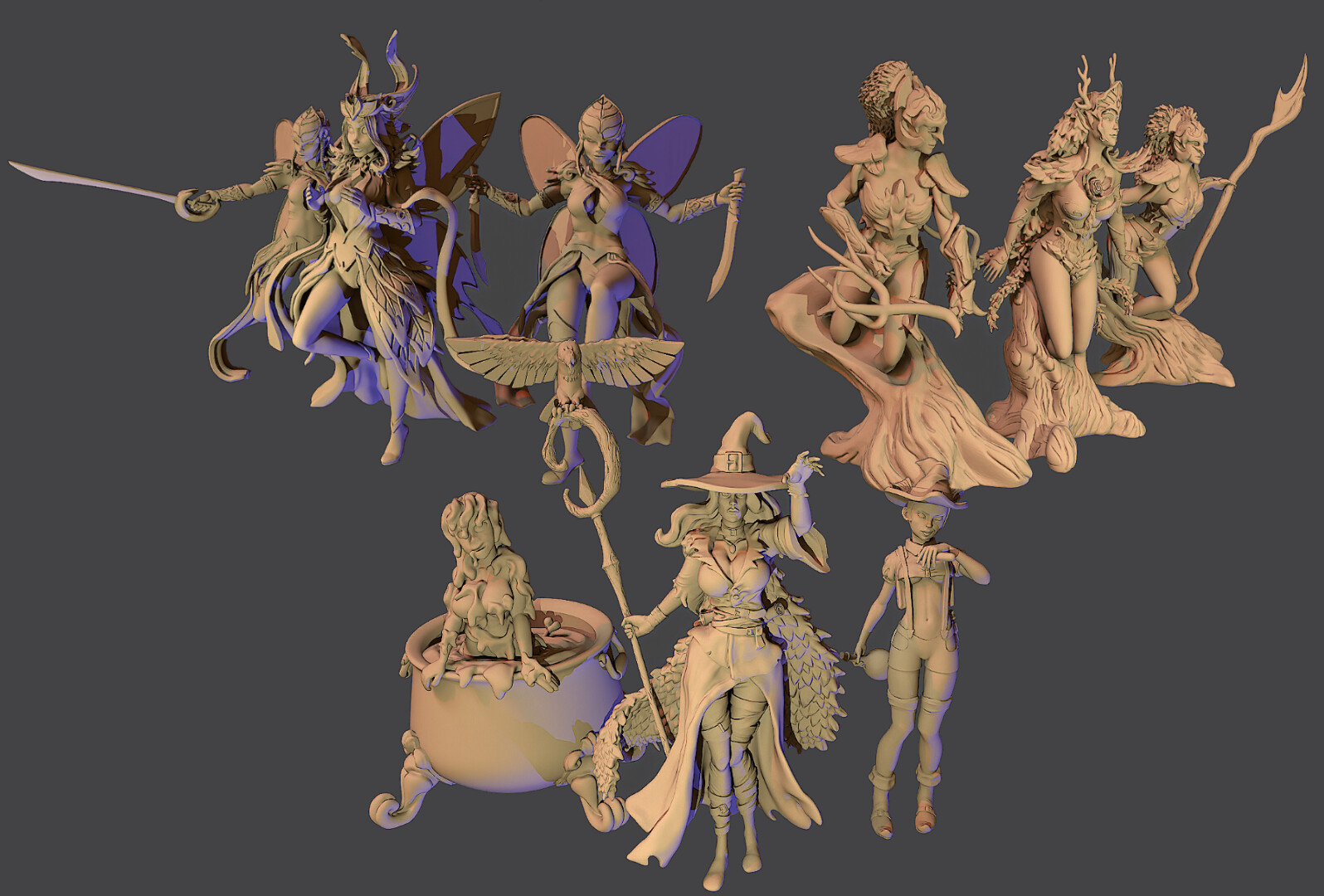 ArtStation - Dames of the Woods