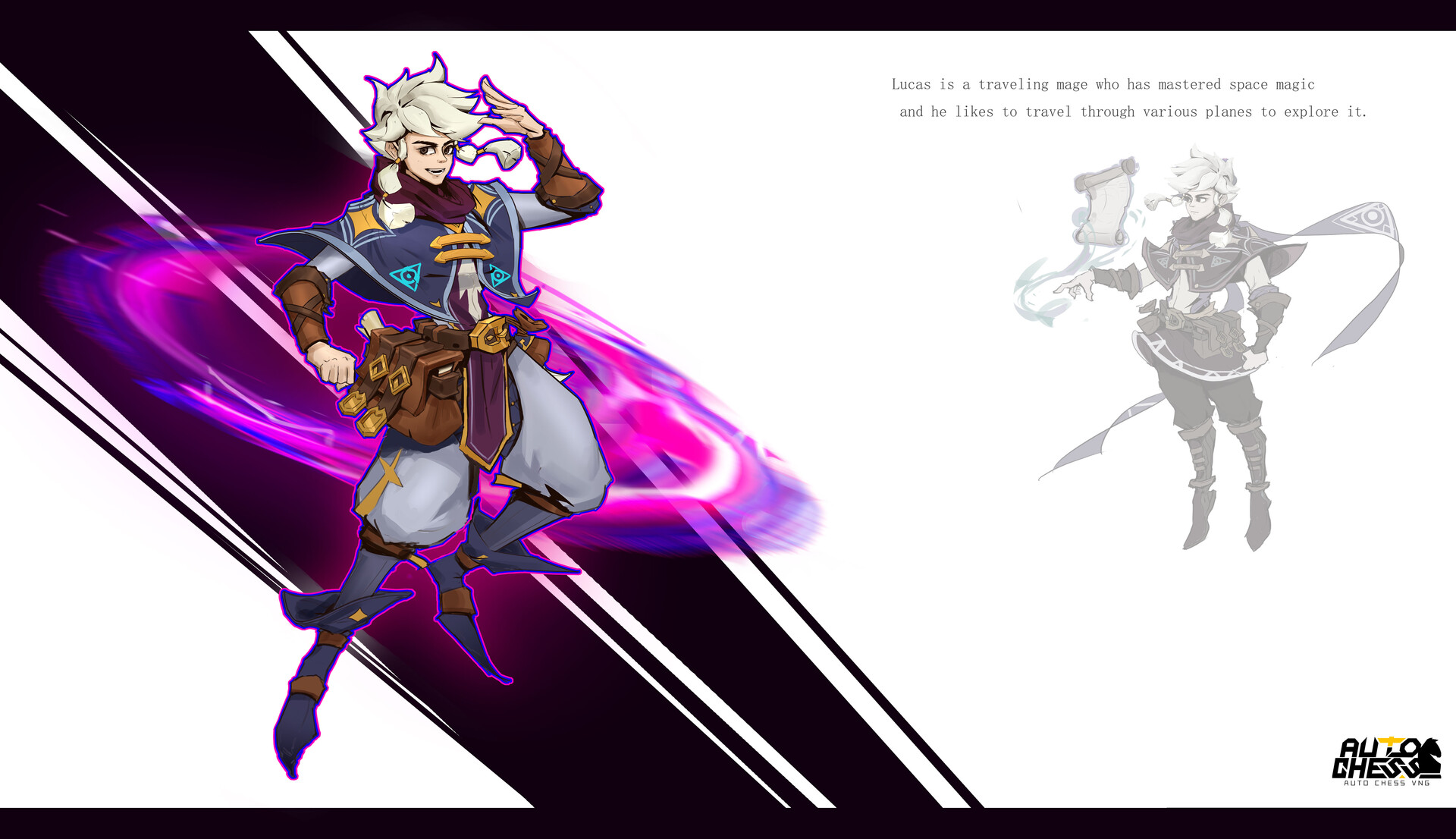 ArtStation - A new character designed for 《Auto Chess》 - LUCAS