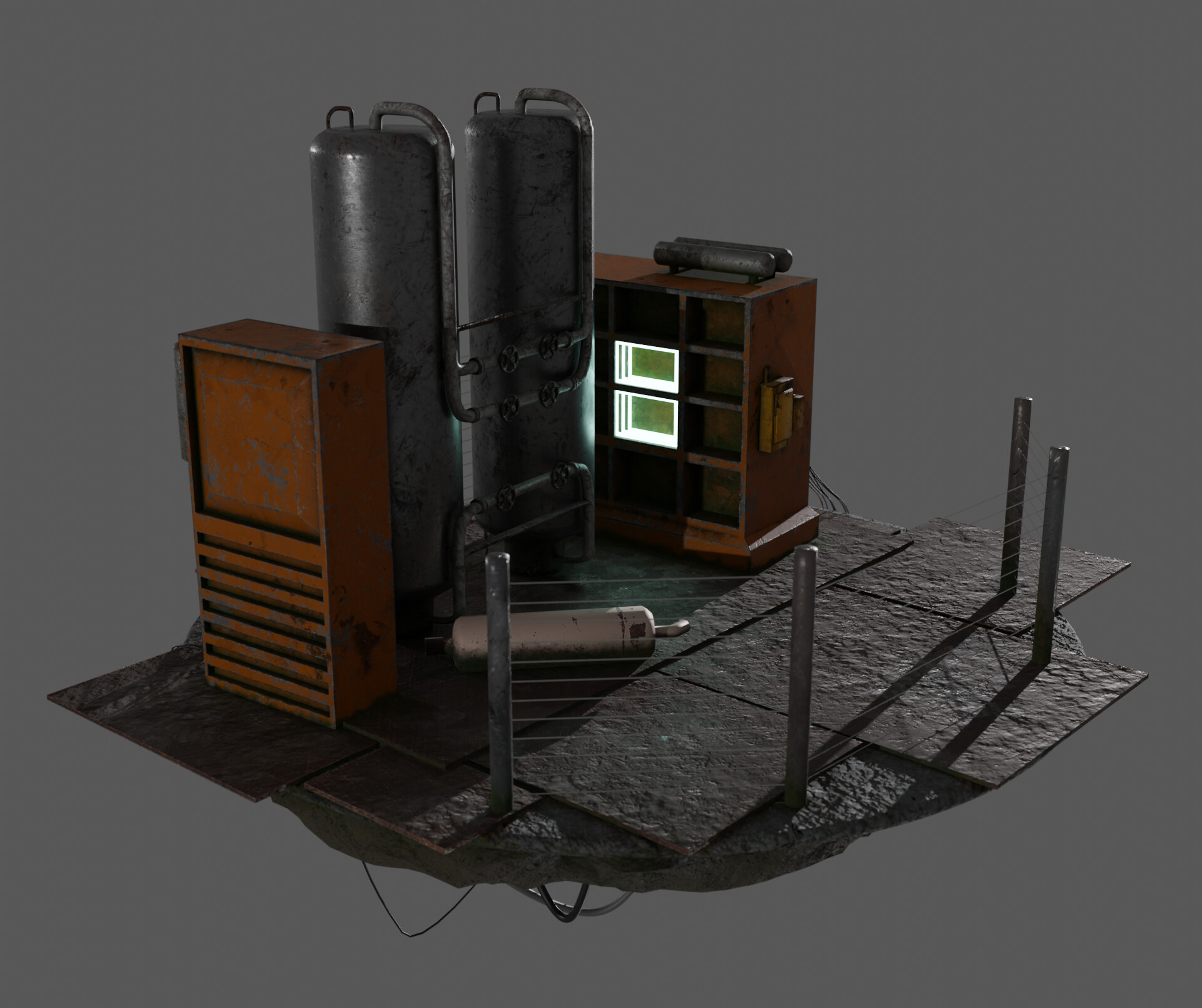 ArtStation - Water station low poly