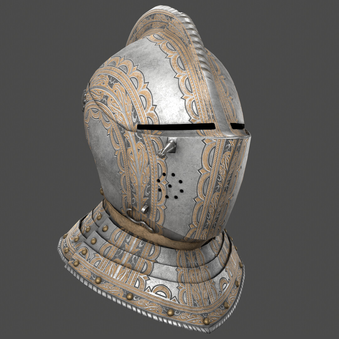 ArtStation - Medieval Helmet