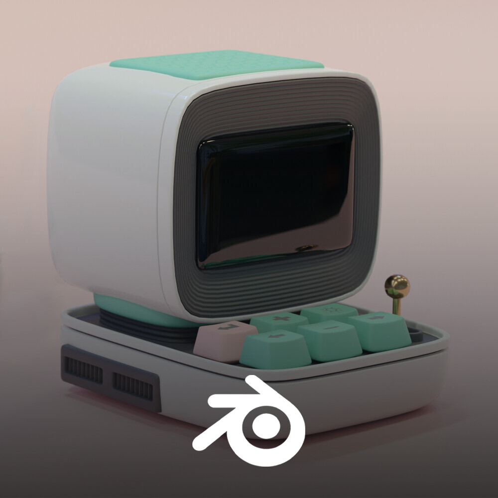ArtStation - - Pastel Gaming Rig