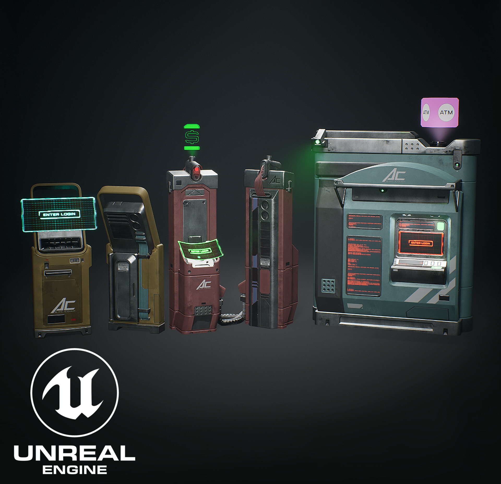 ArtStation - Star Citizen Terminals. (Fan Art)