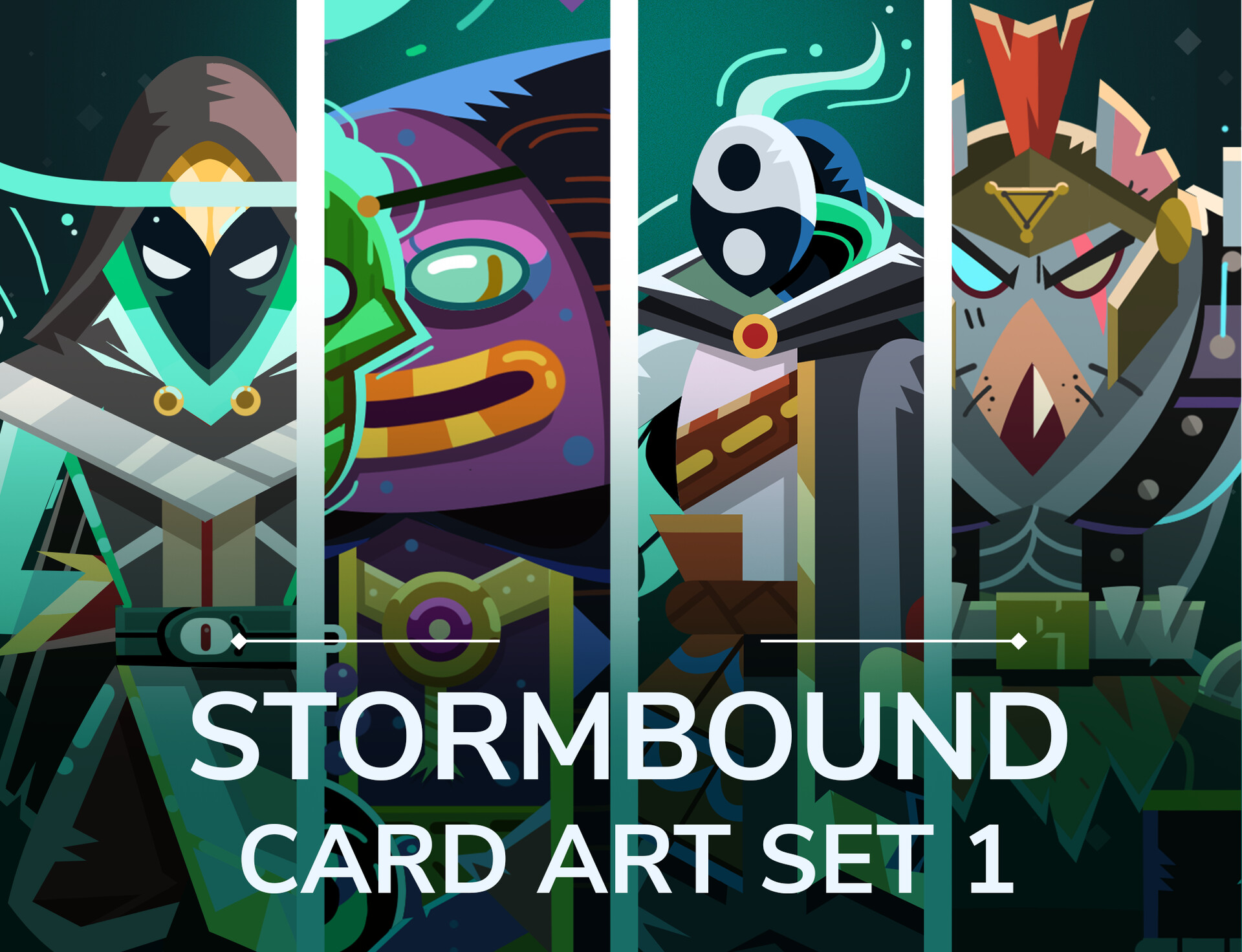 ArtStation - STORMBOUND Card Art Set 1