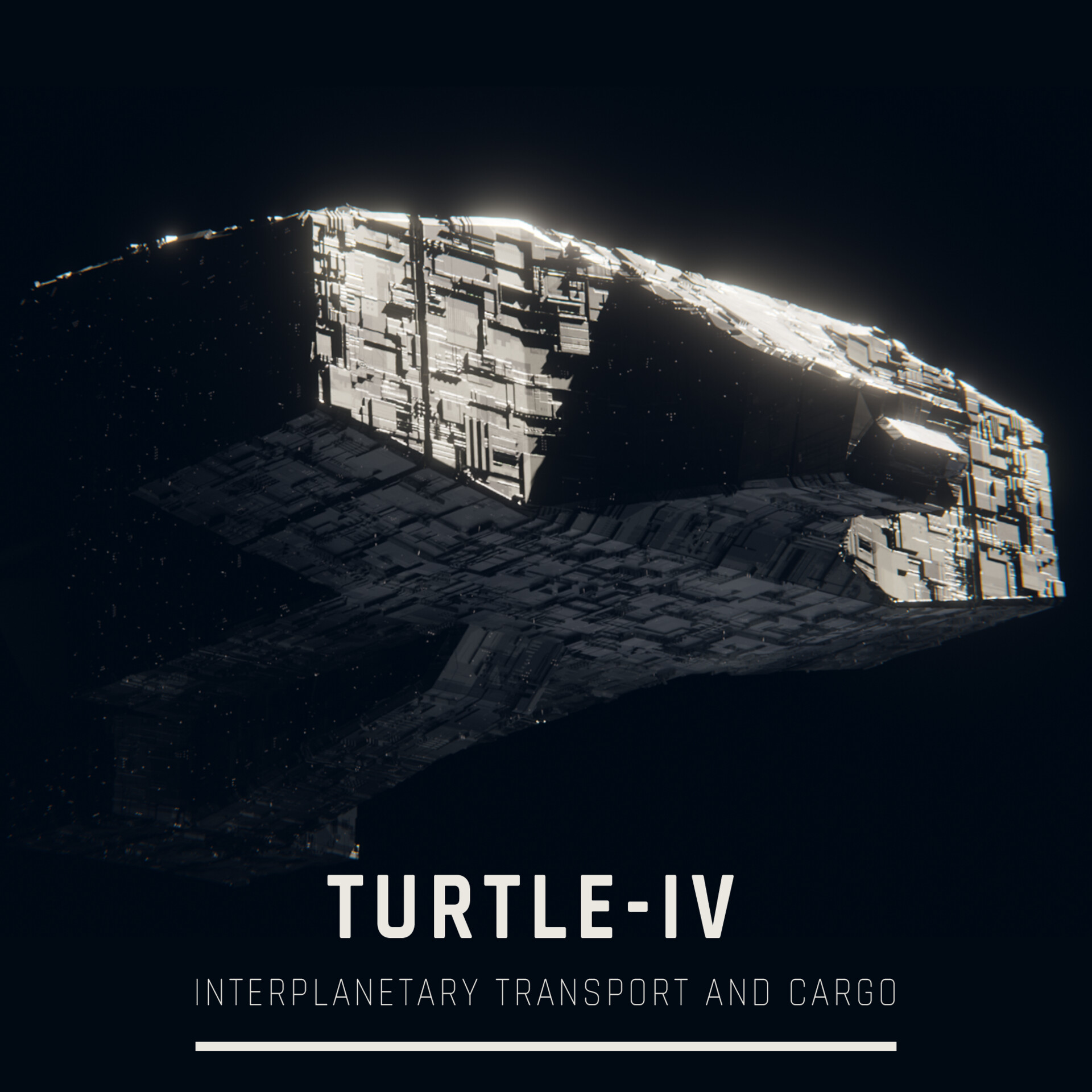 ArtStation - Turtle-IV : Interplanetary Transport and Cargo
