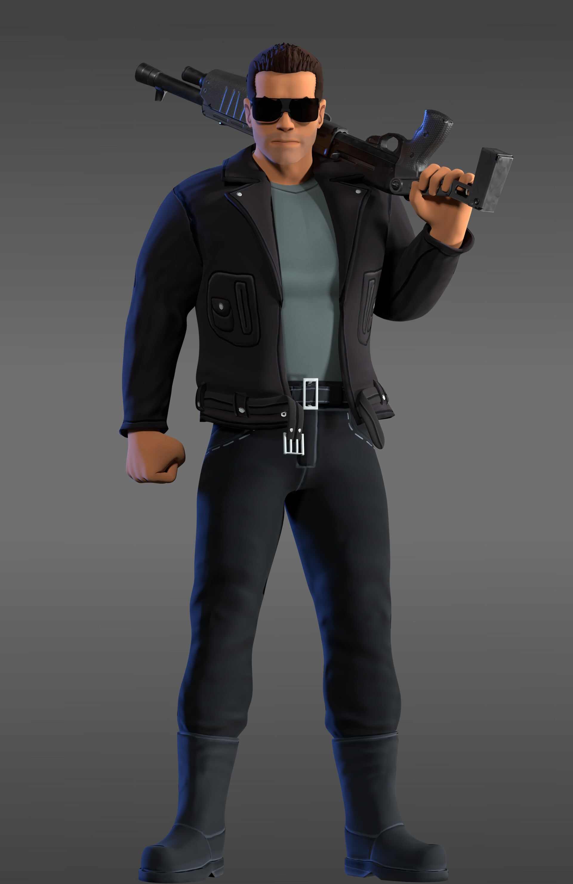 ArtStation - Terminator Skin Concept (Fortnite)