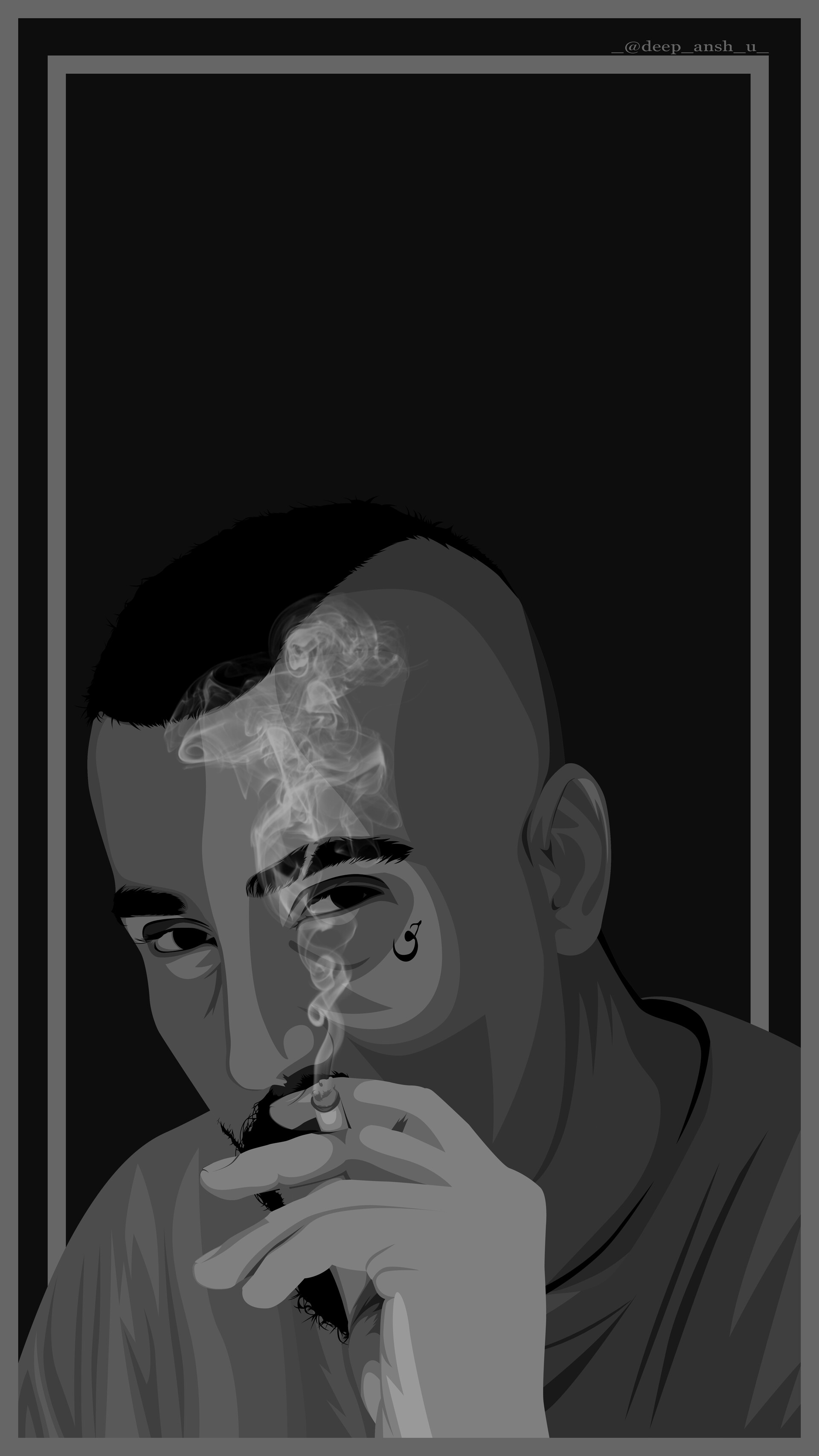 ArtStation - Smoking Man
