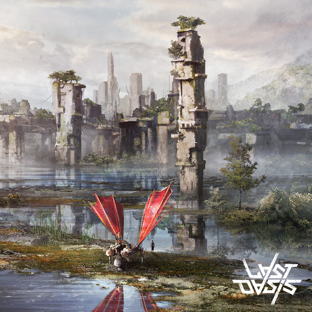 ArtStation - Last Oasis Event Map concept art