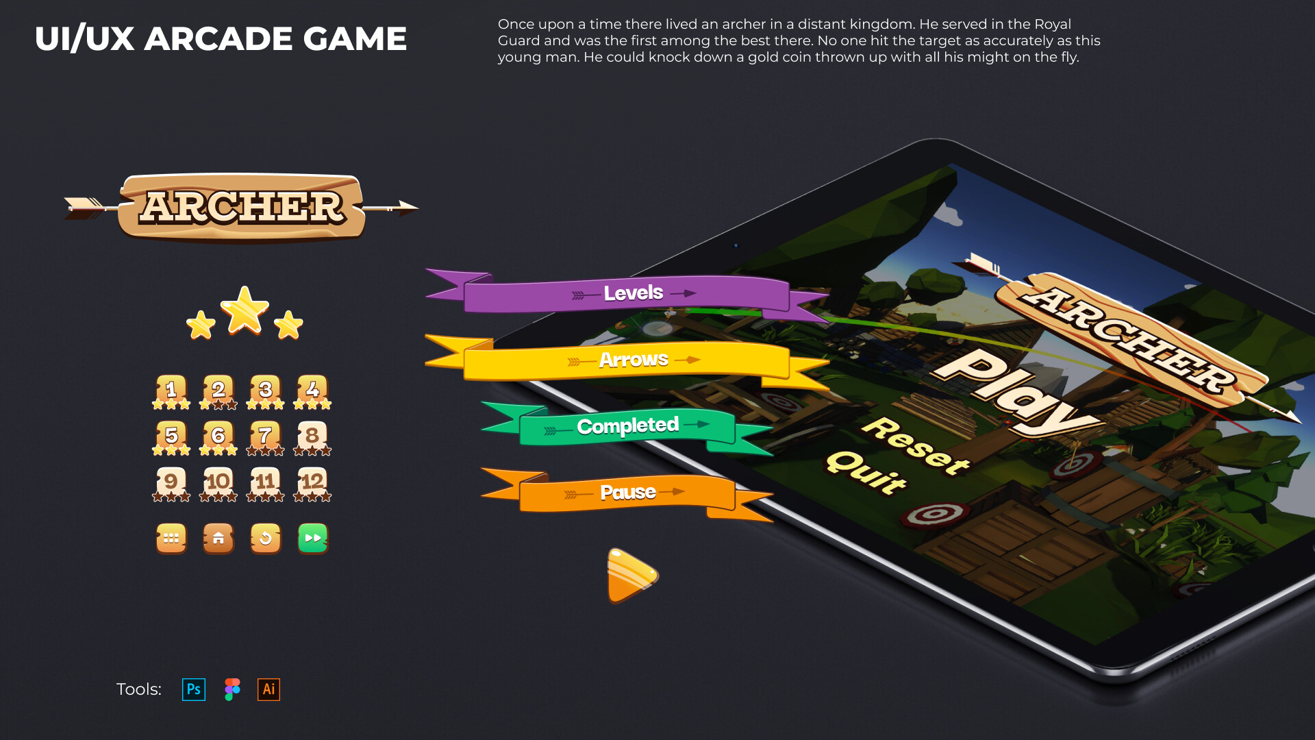 ArtStation - Archer. A mobile game.