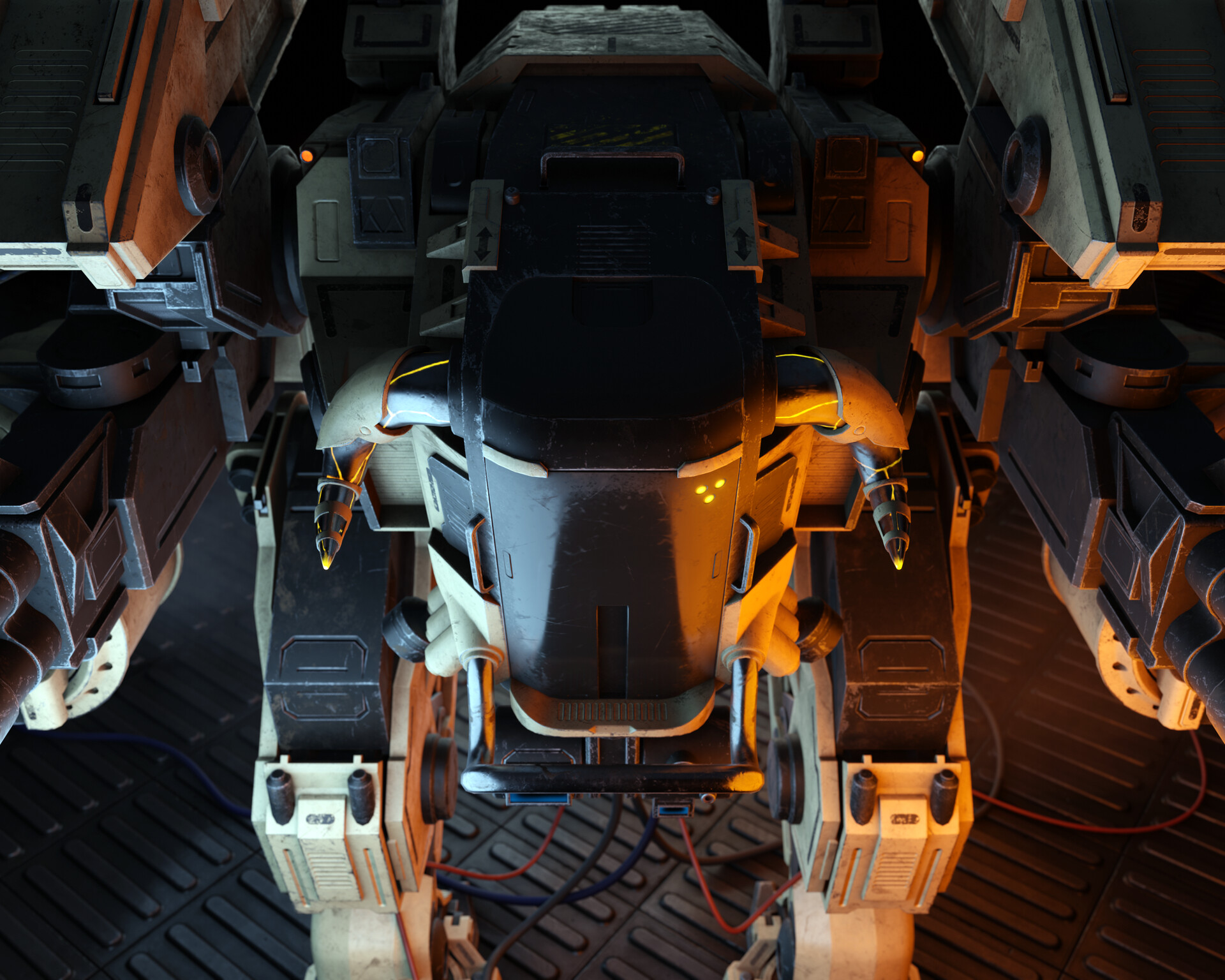 ArtStation - Heavy mech "L-55"