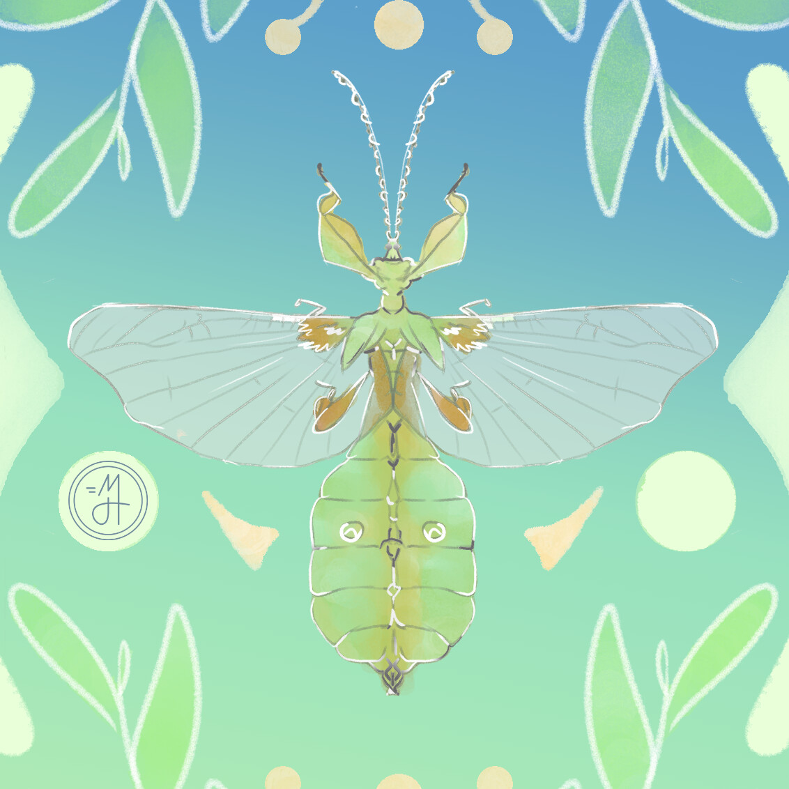 ArtStation - Leaf Insect | Bicho Folha