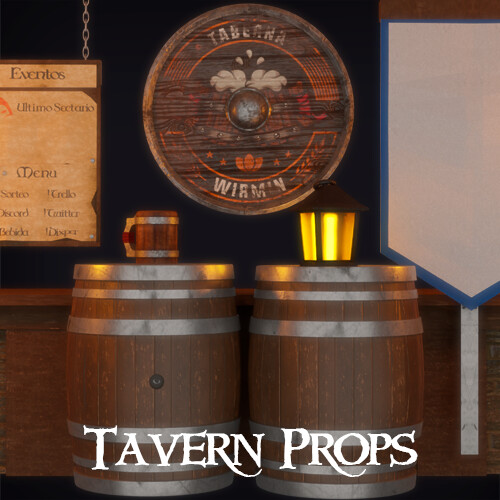 ArtStation - Tavern Props