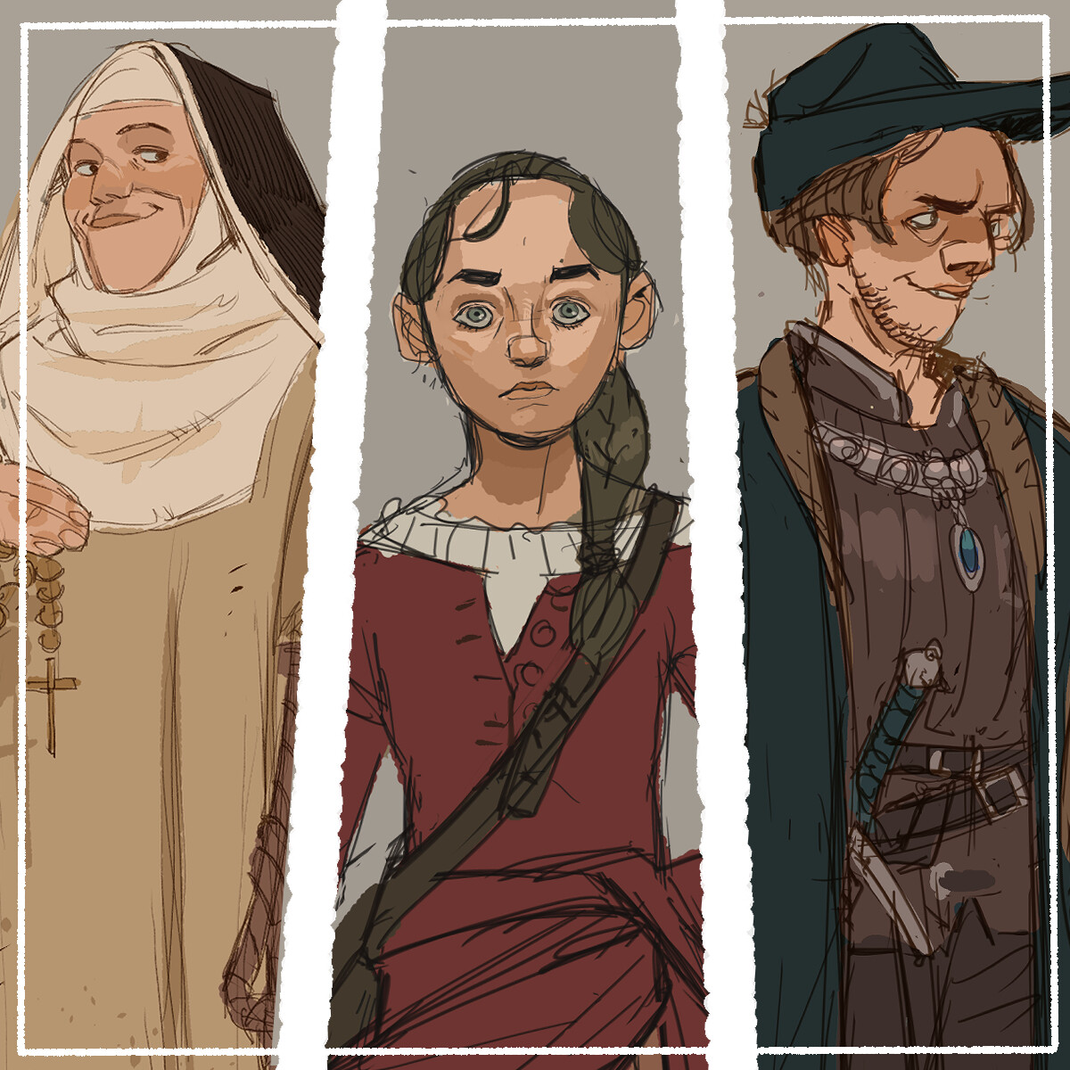 ArtStation - Character Design -Joan of arc Comic