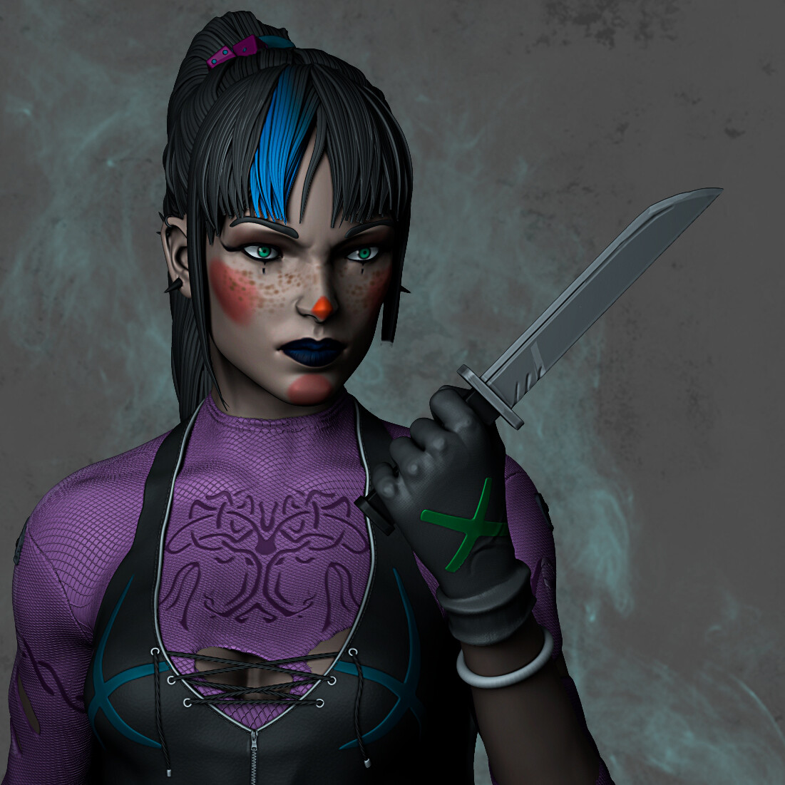 ArtStation - Punchline - DC Fan Art