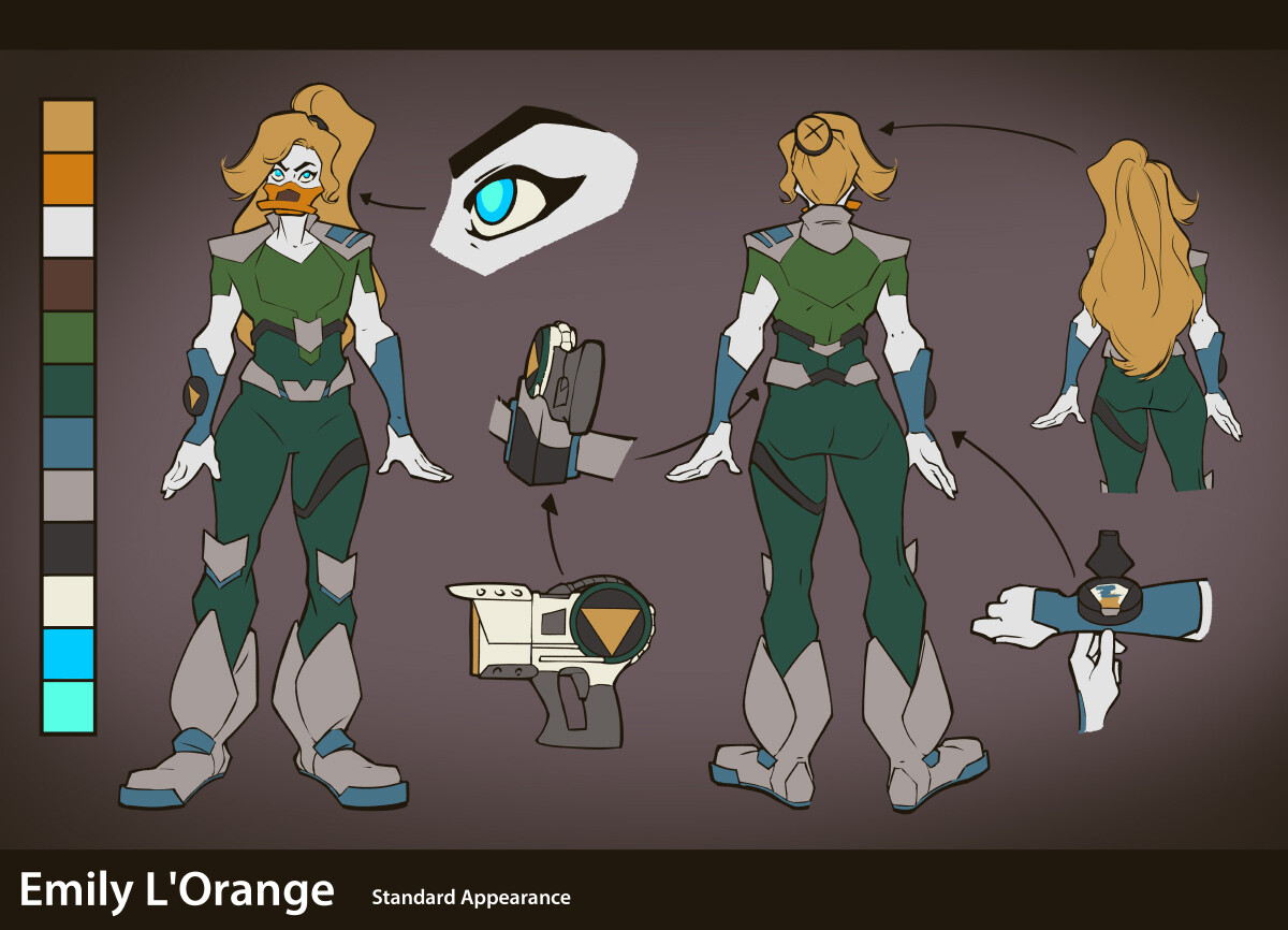 ArtStation - Character Design (Emily)