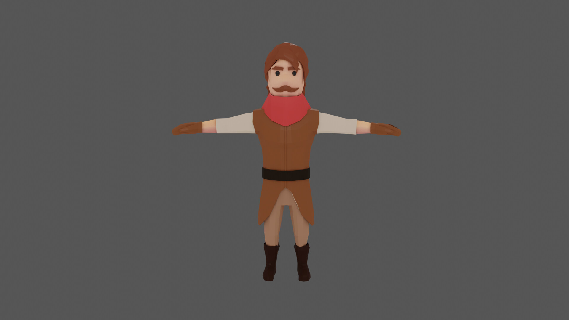 ArtStation - Medieval Characters' Low-Poly Modeling
