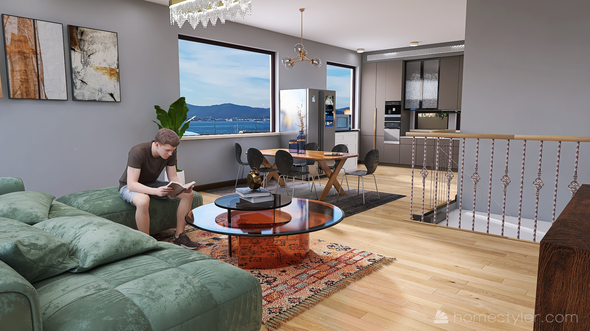 ArtStation - House 101 Project - ISOMETRIC & Interiors