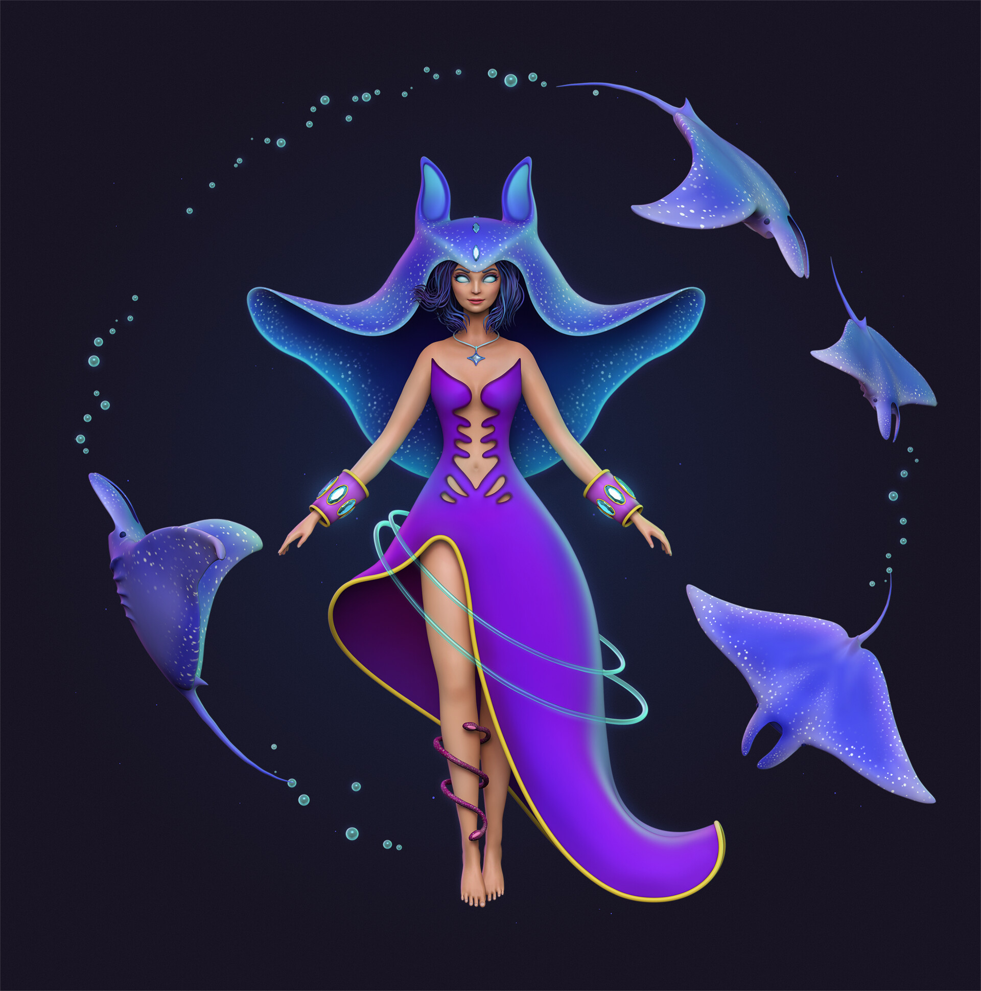 ArtStation - PROJECT | GIRL - MANTA