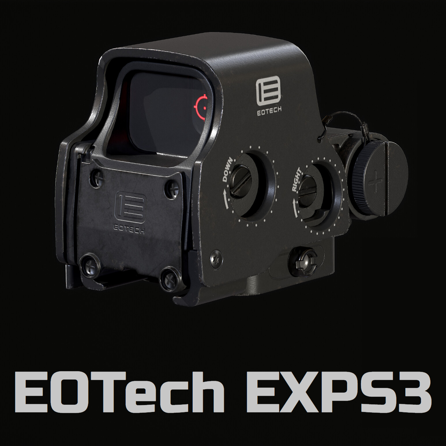 ArtStation - EOTech EXPS3 Holographic Weapon Sight
