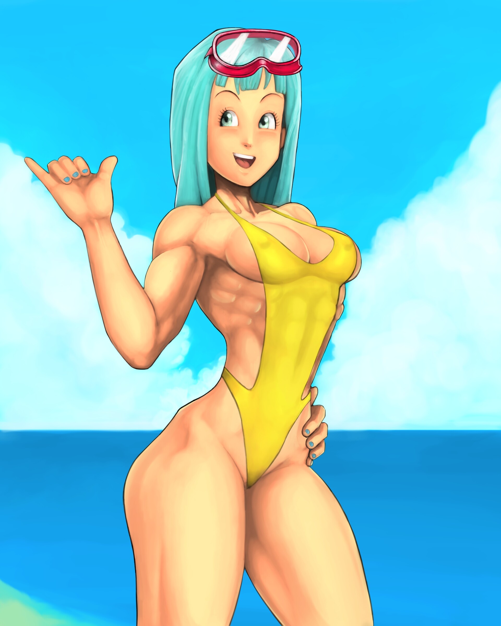 ArtStation - Dragon Ball Z Maron fan art