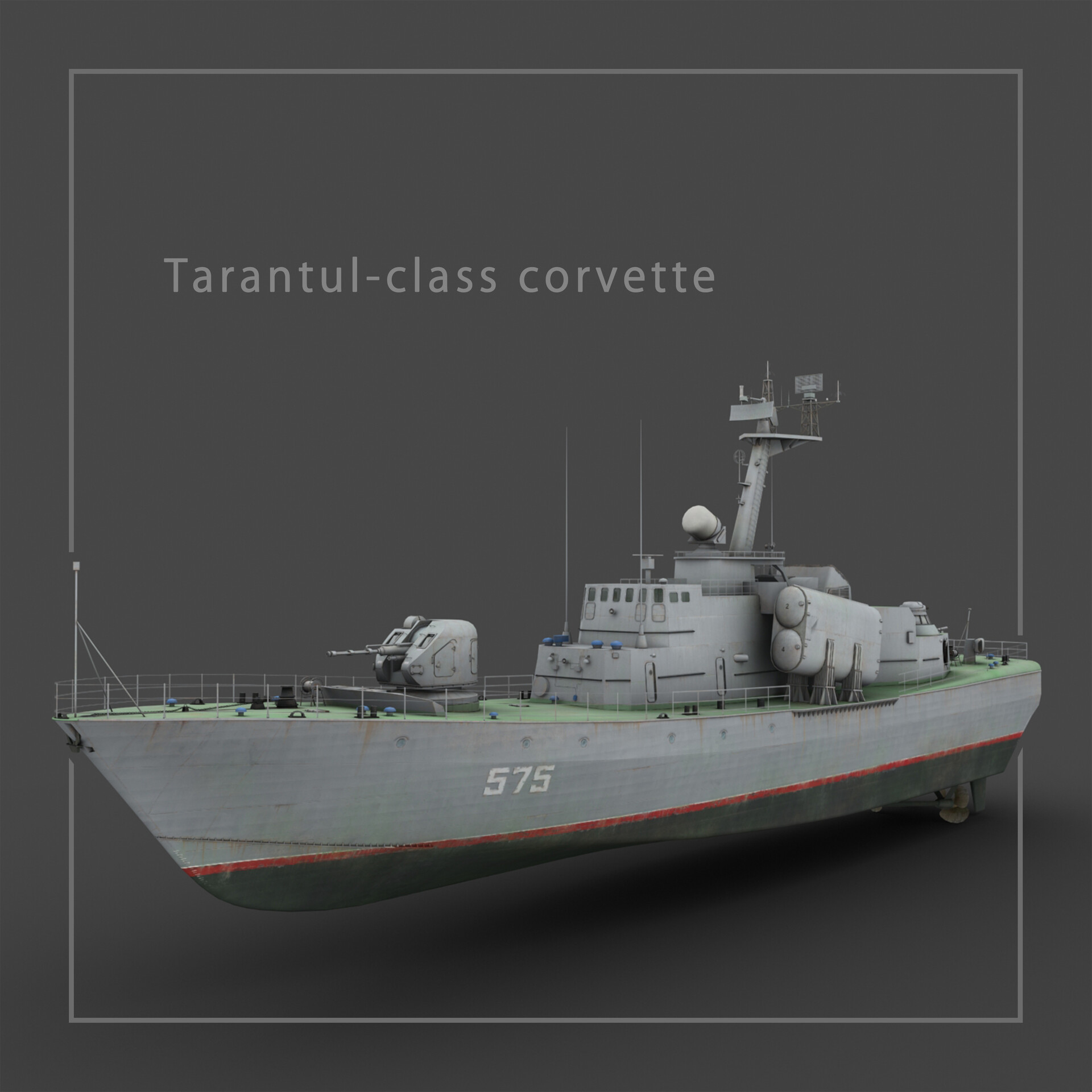ArtStation - Tarantul class corvette