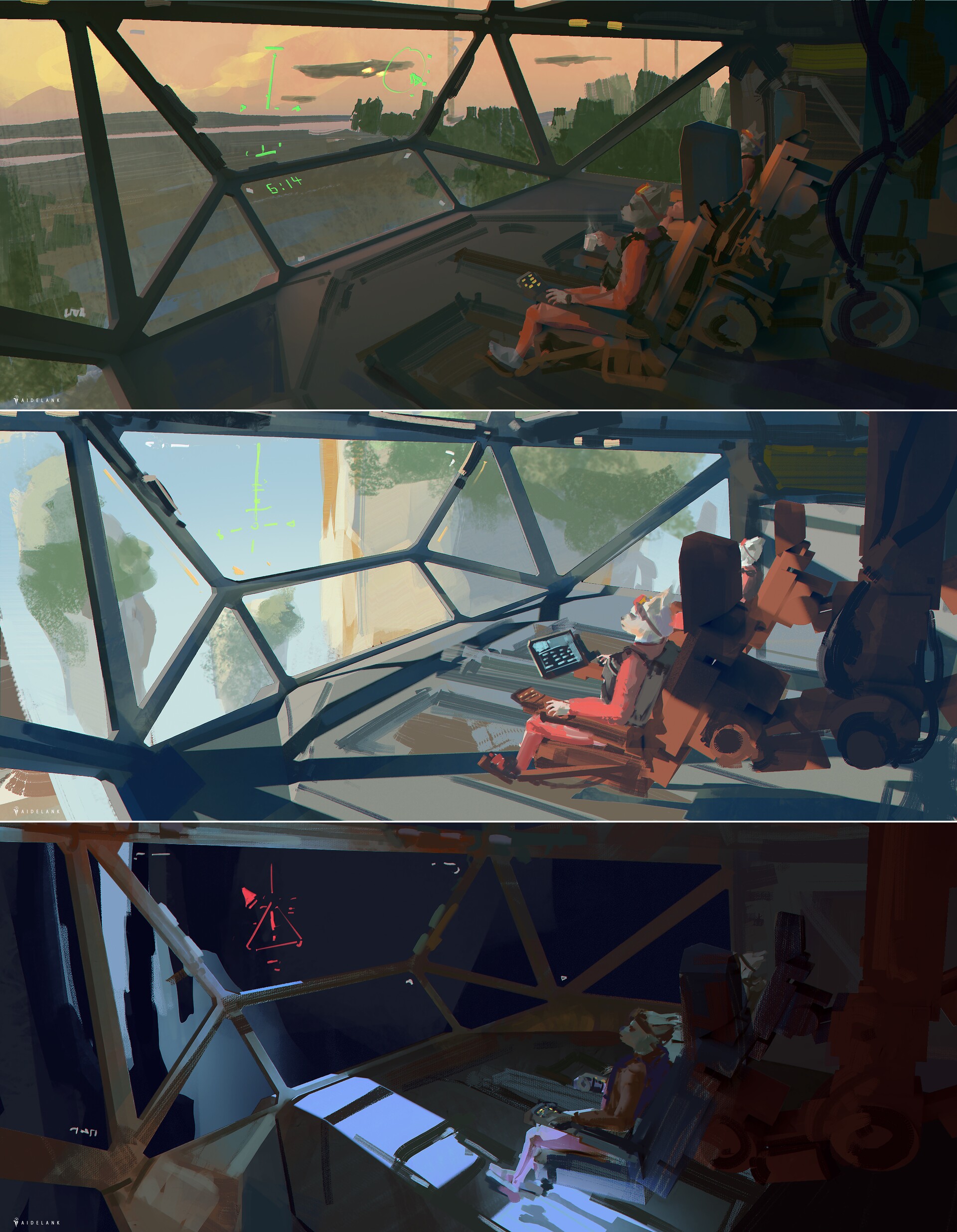 ArtStation - color/keyframe practice