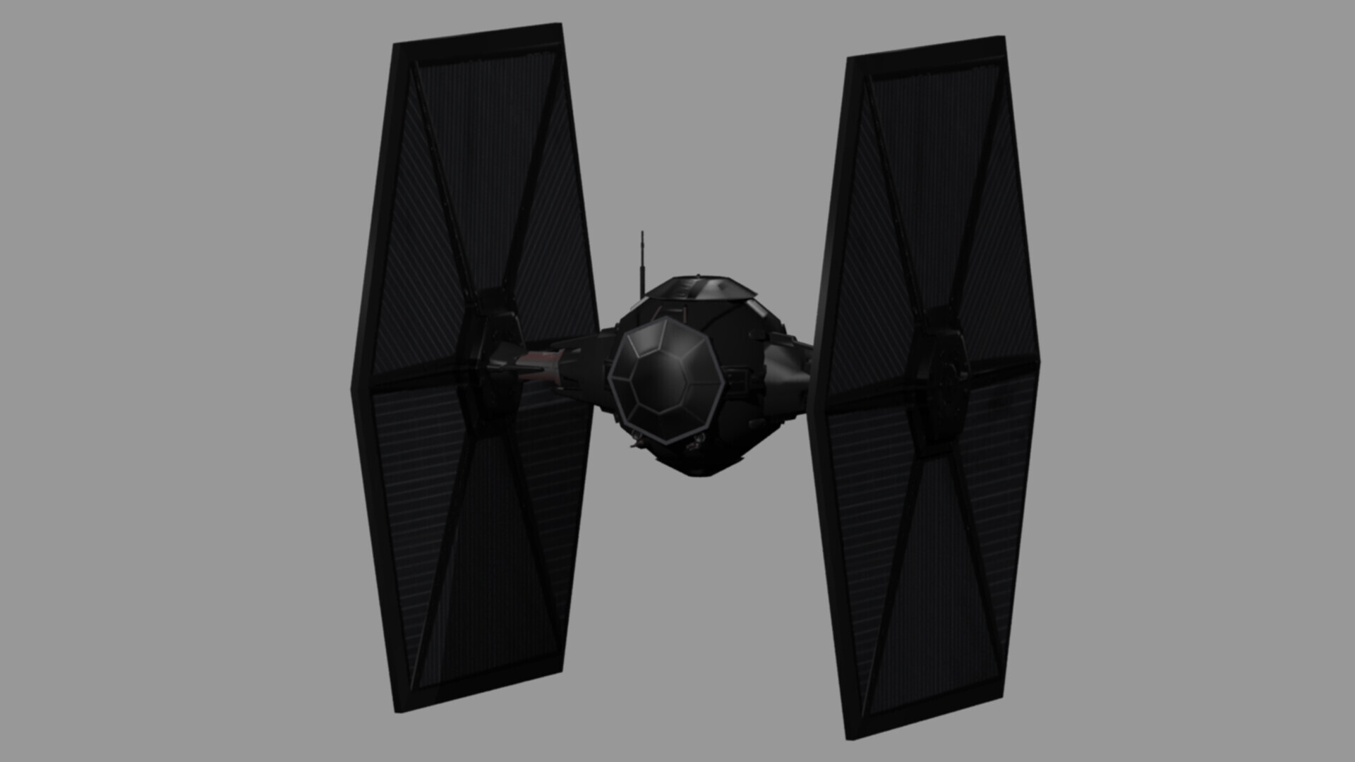 ArtStation - StarWars Arcade - T fighter - Low Polycount