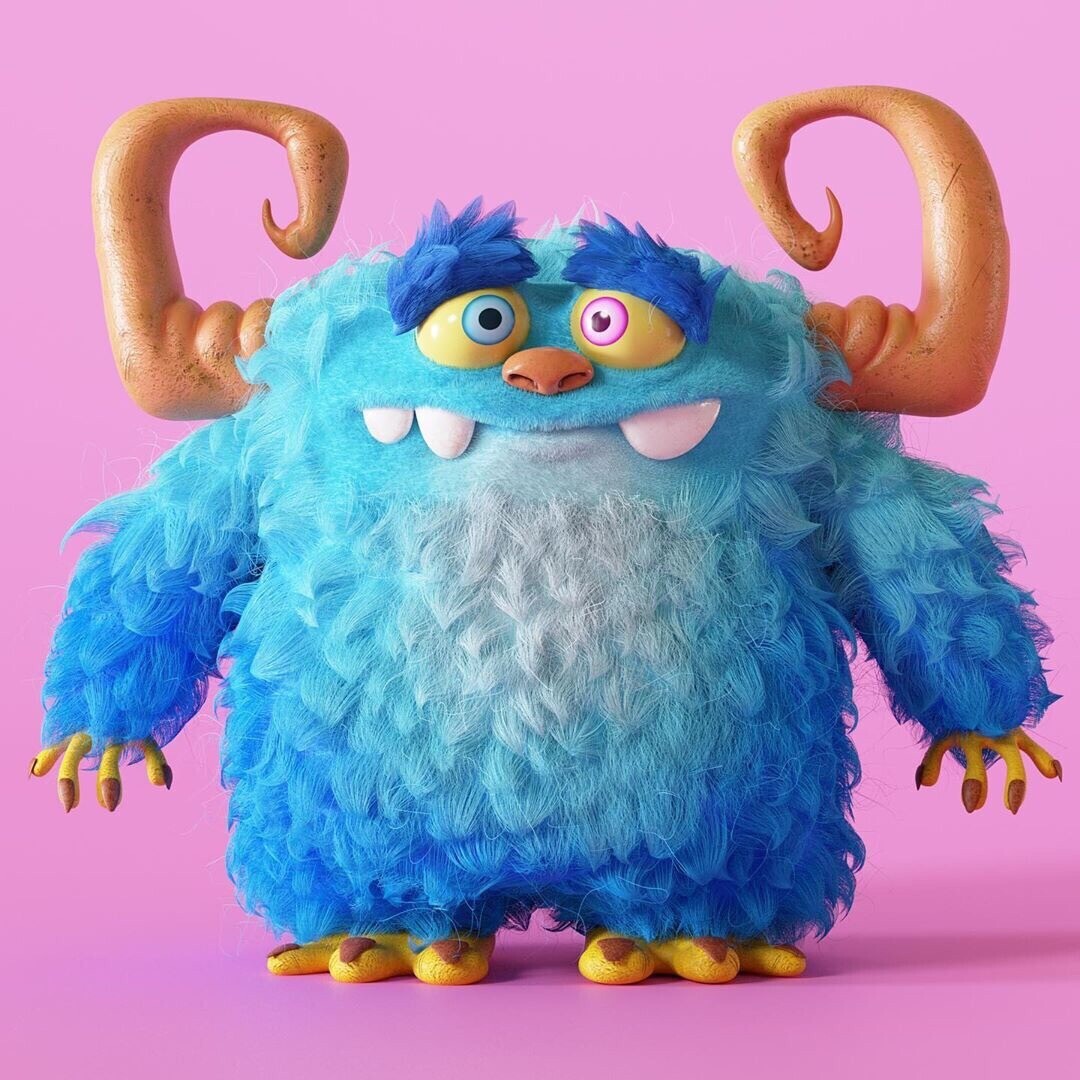 ArtStation - Cartoon monster design collaboration