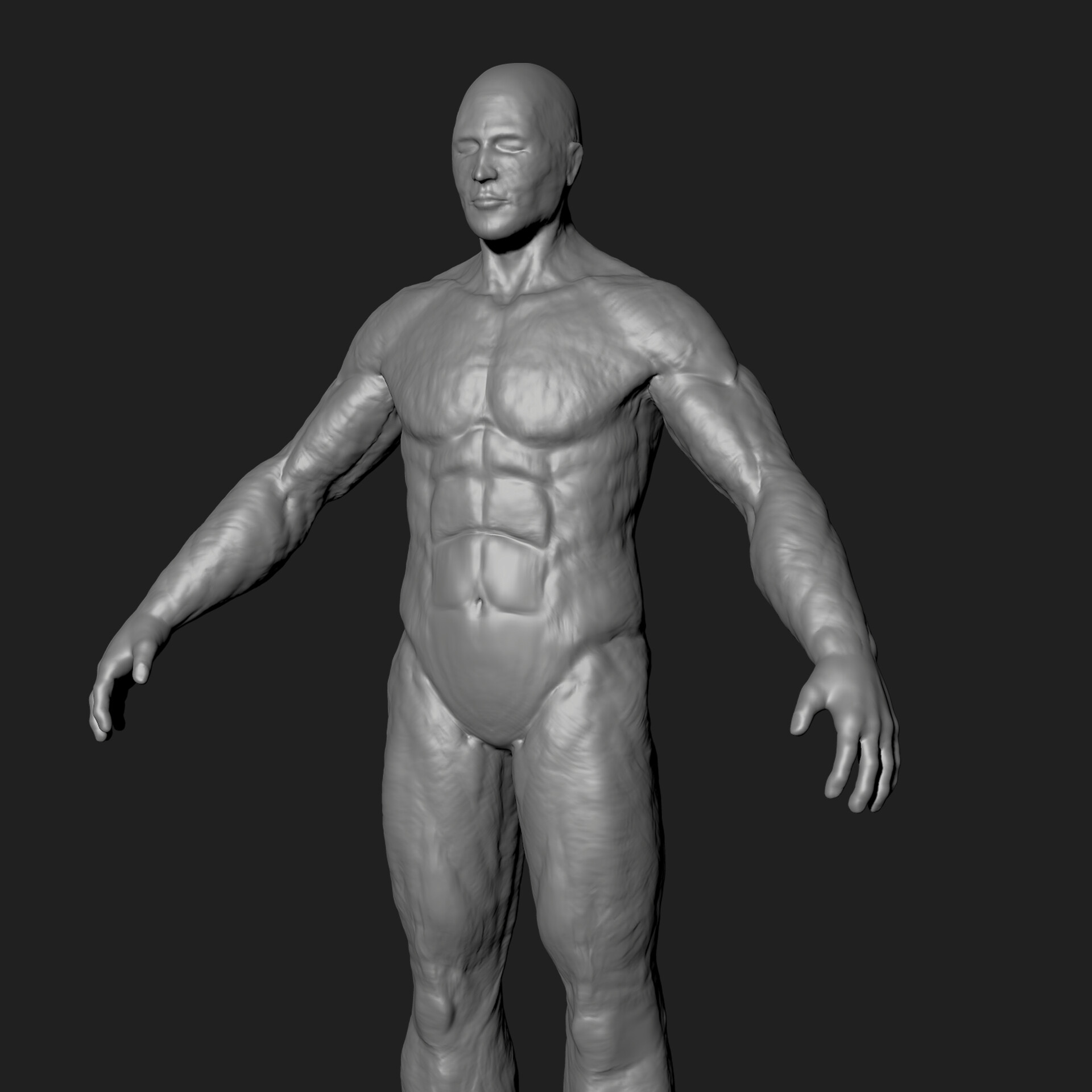 ArtStation - Base Mesh / Anatomy practice (WIP)