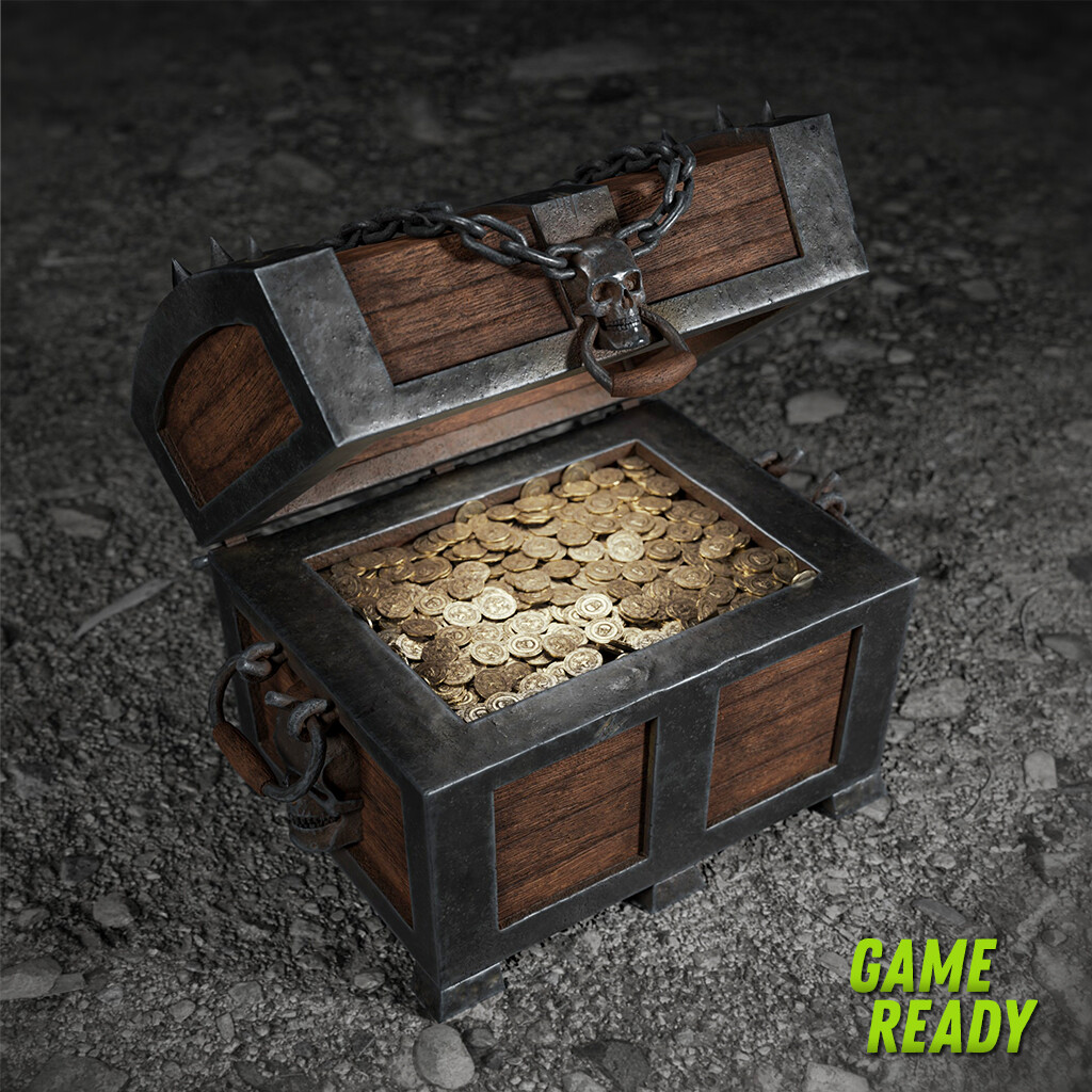 ArtStation - Treasure Chest | Lowpoly | 4k Textures
