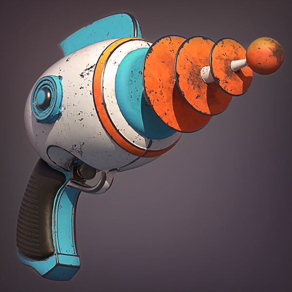 ArtStation - Ray Gun - 3 Day Art Test