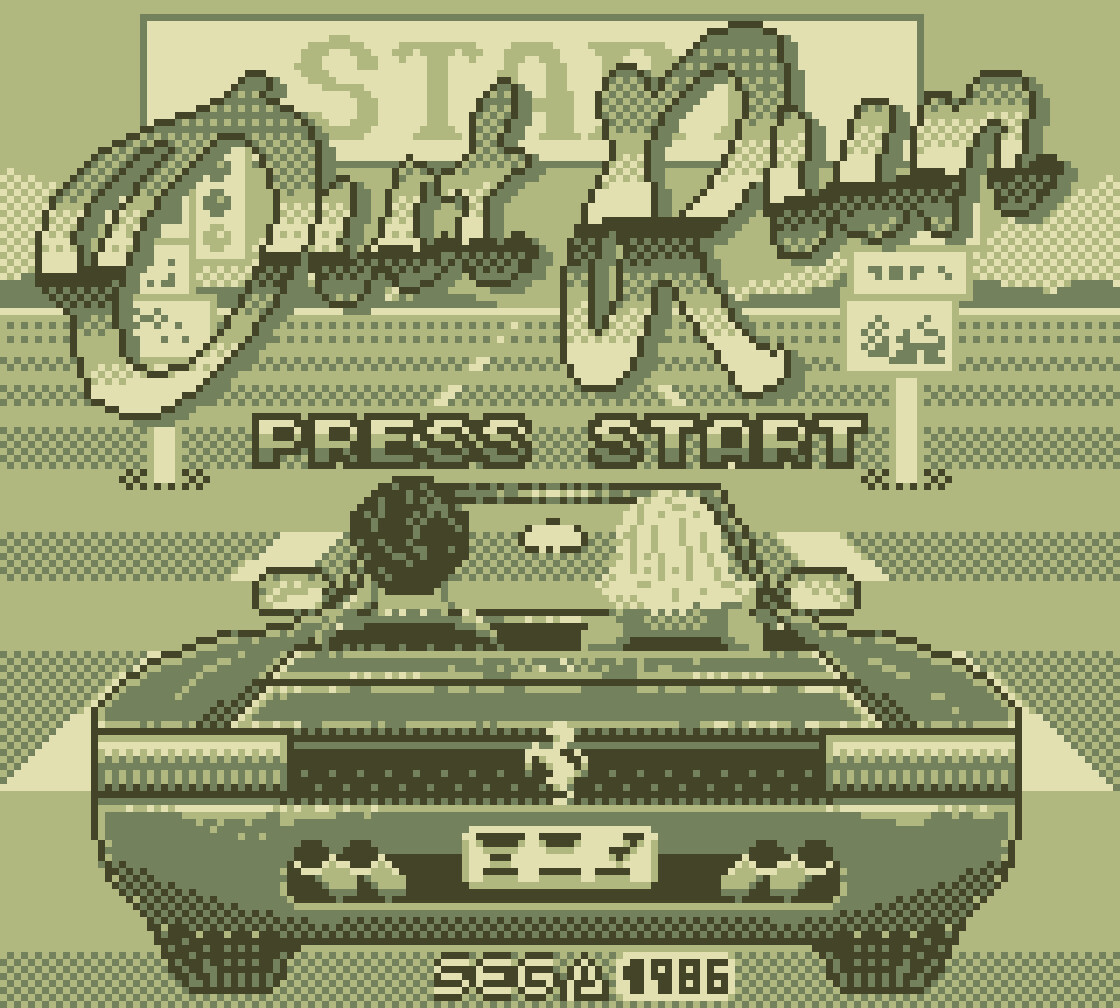 ArtStation - Out Run, Game Boy Fan Art