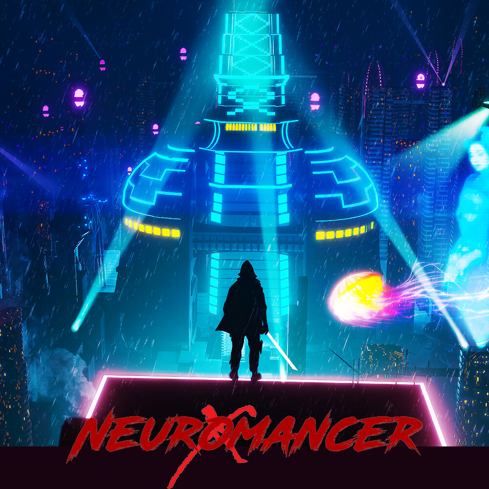 ArtStation - Neuromancer concept - city at night