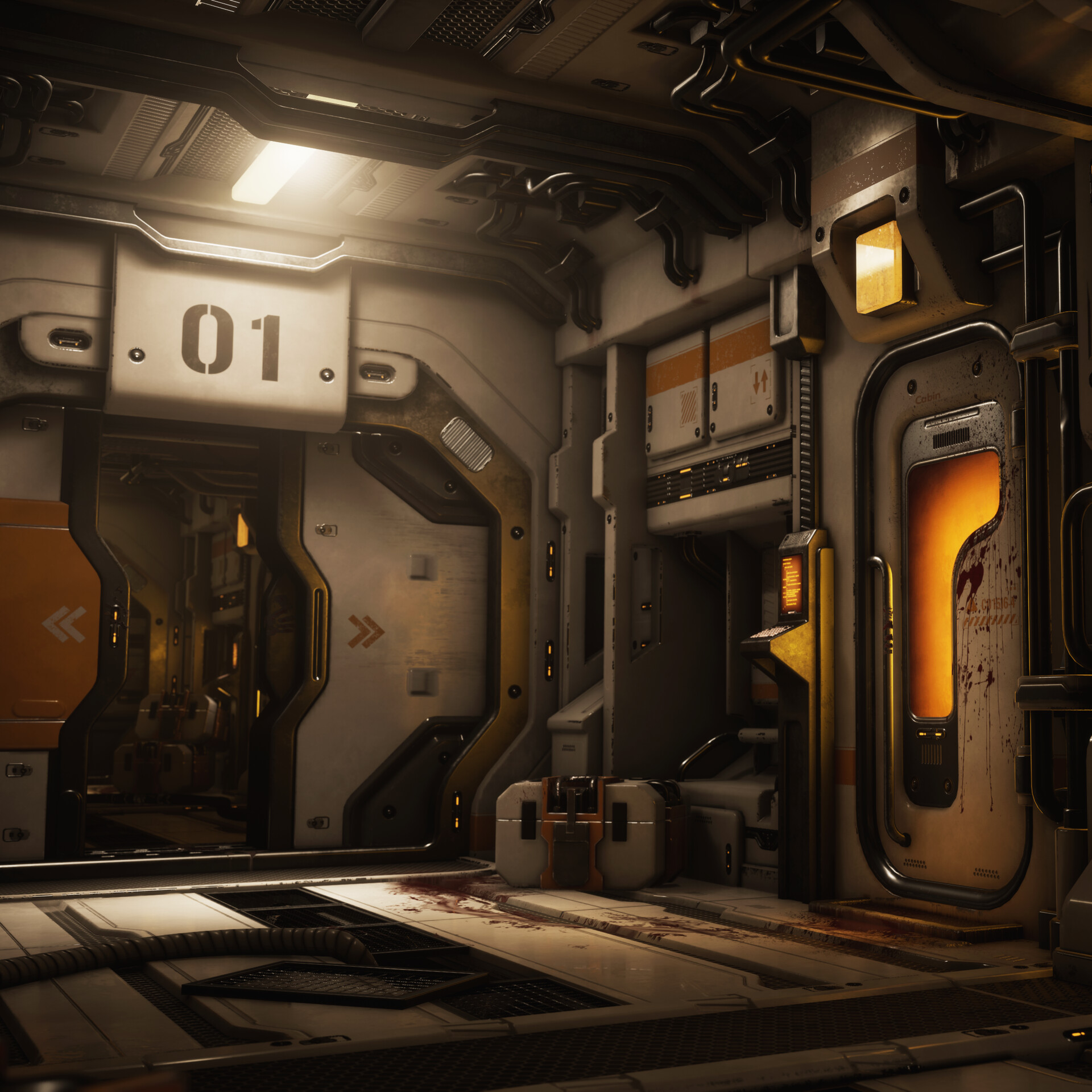 ArtStation - Sci-Fi Corridor / Modular environment