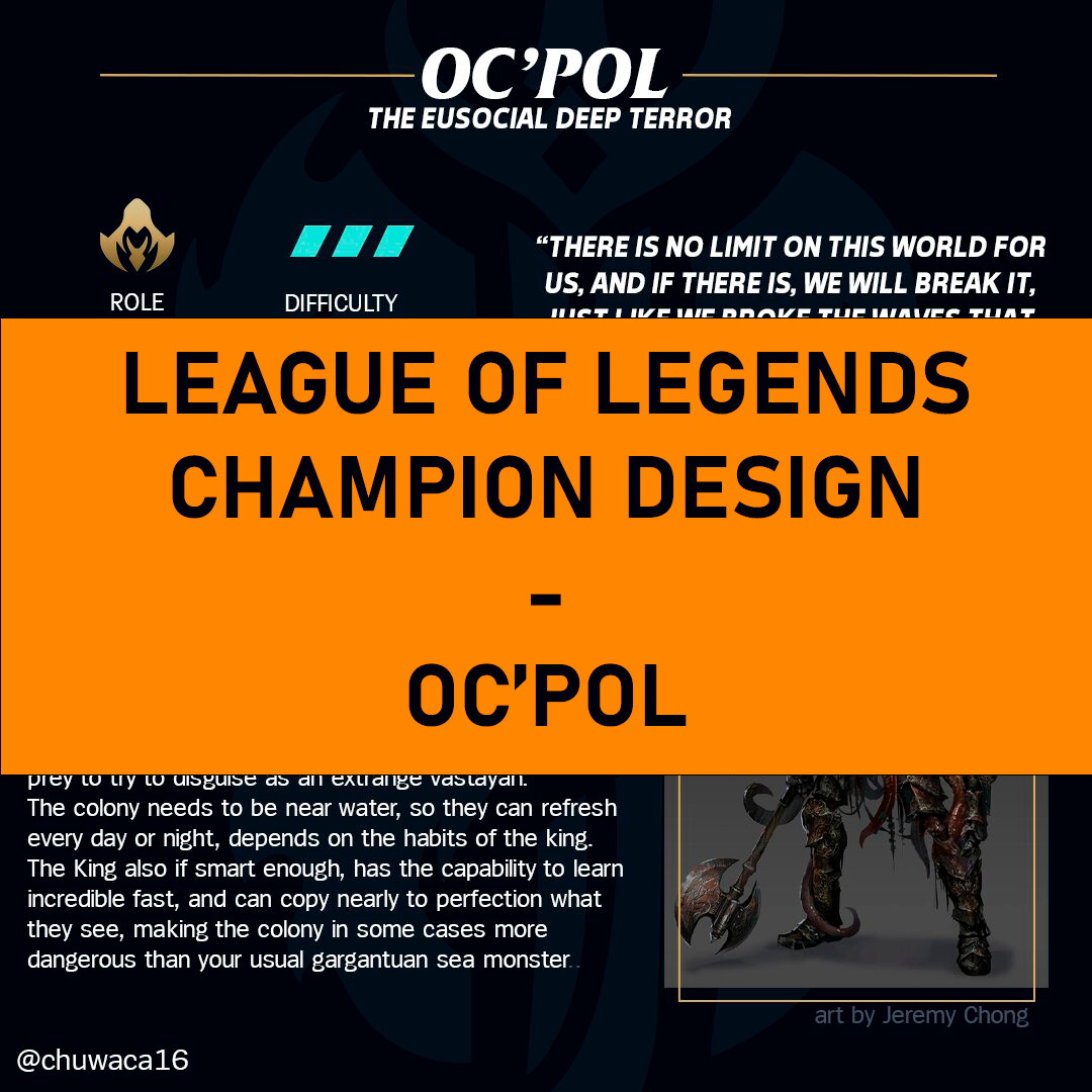 ArtStation - OC'POL - LoL Champion
