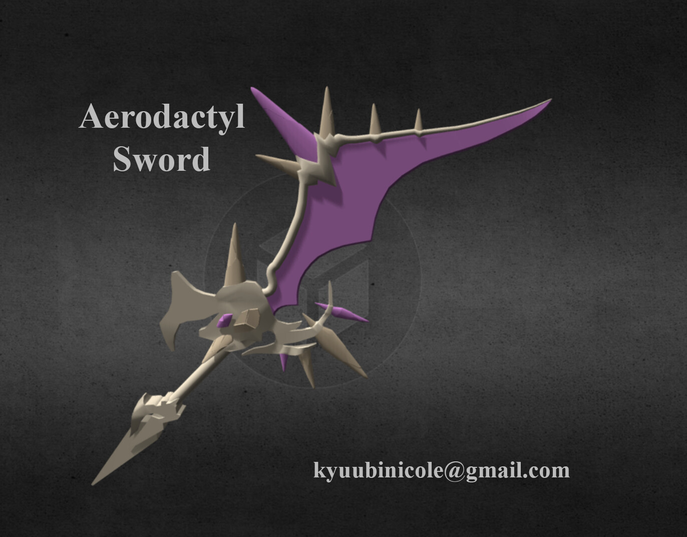 ArtStation - Aerodactyl Sword