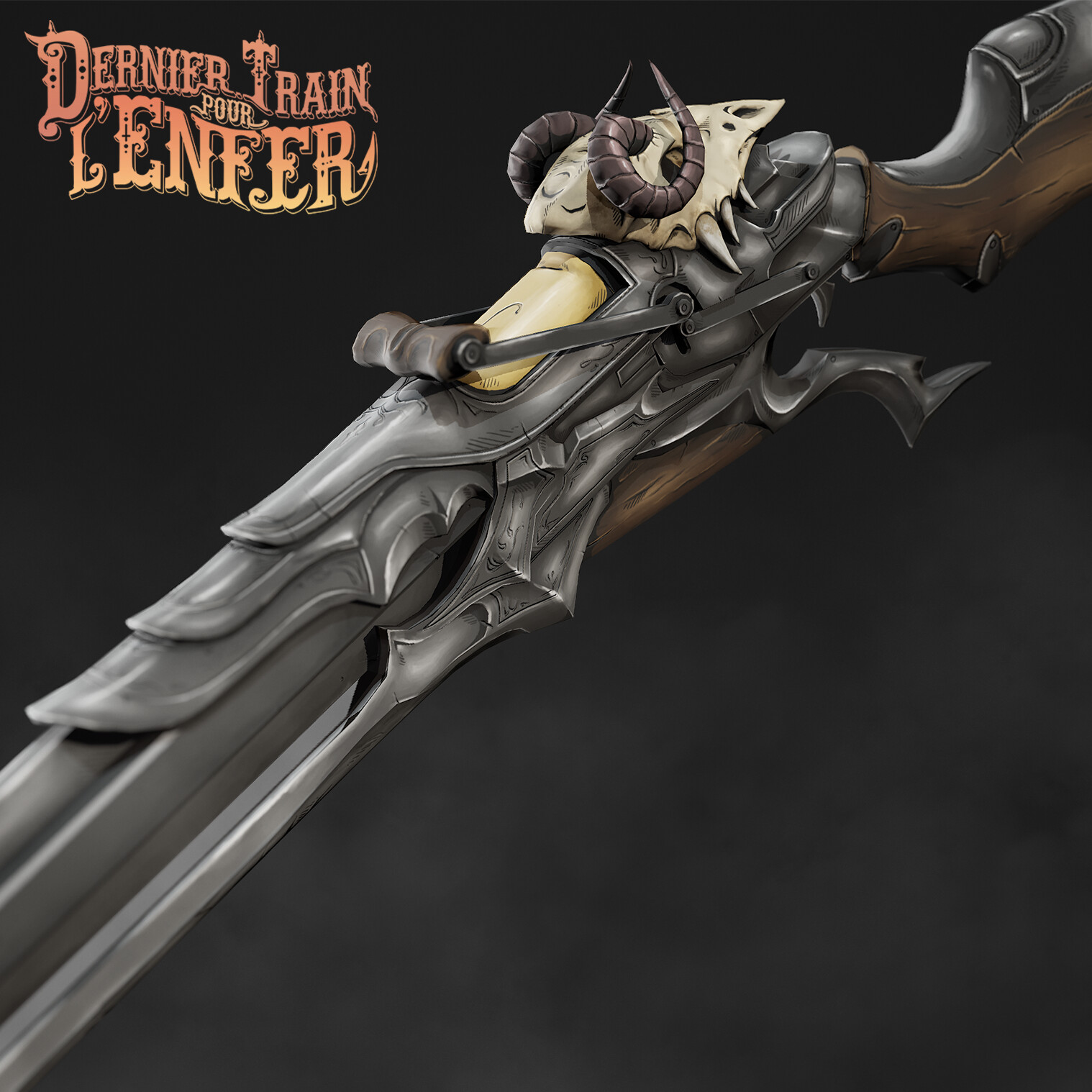ArtStation - Demon hunter's rifle