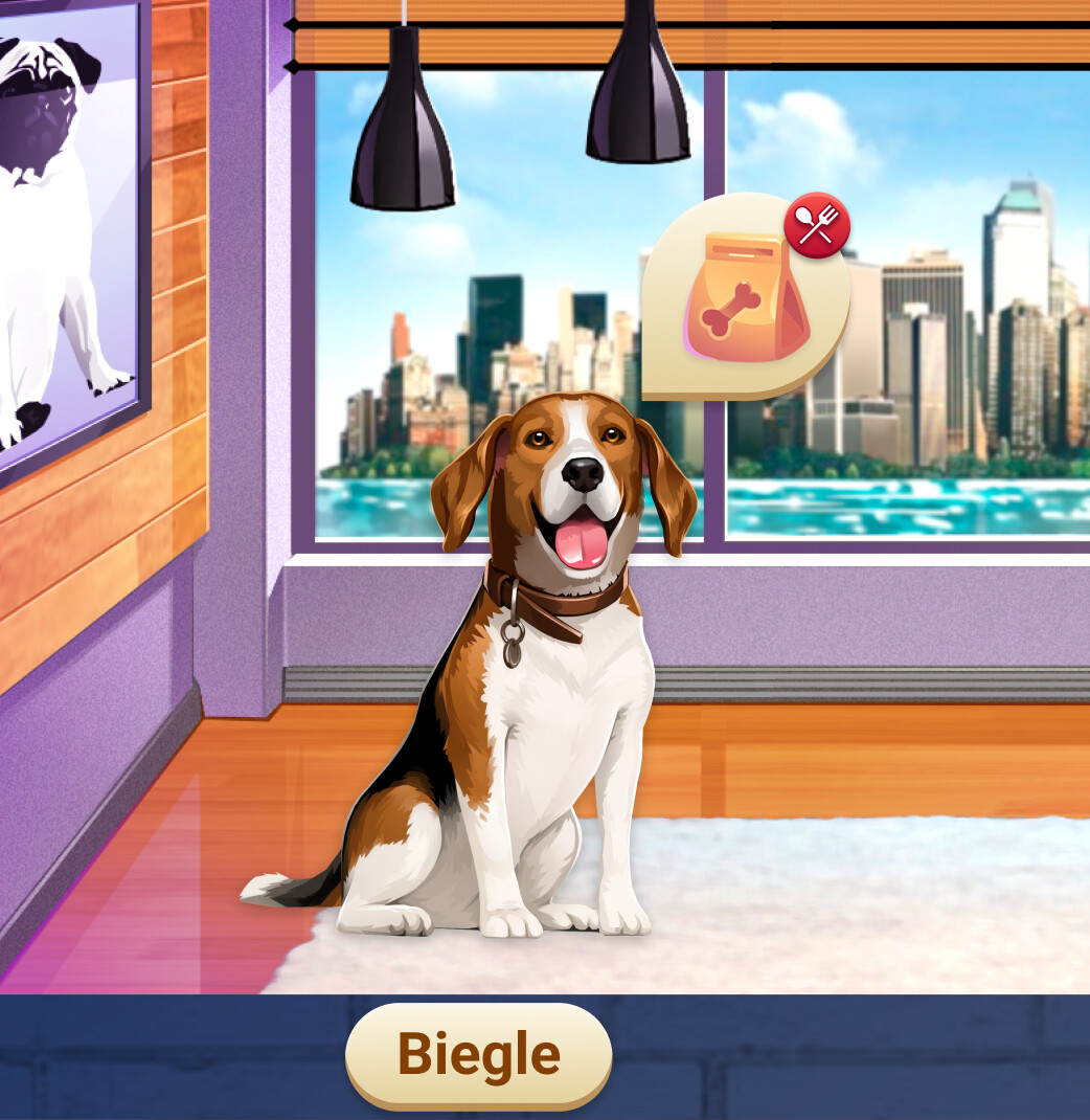 ArtStation - UI for pet feeding mechanic