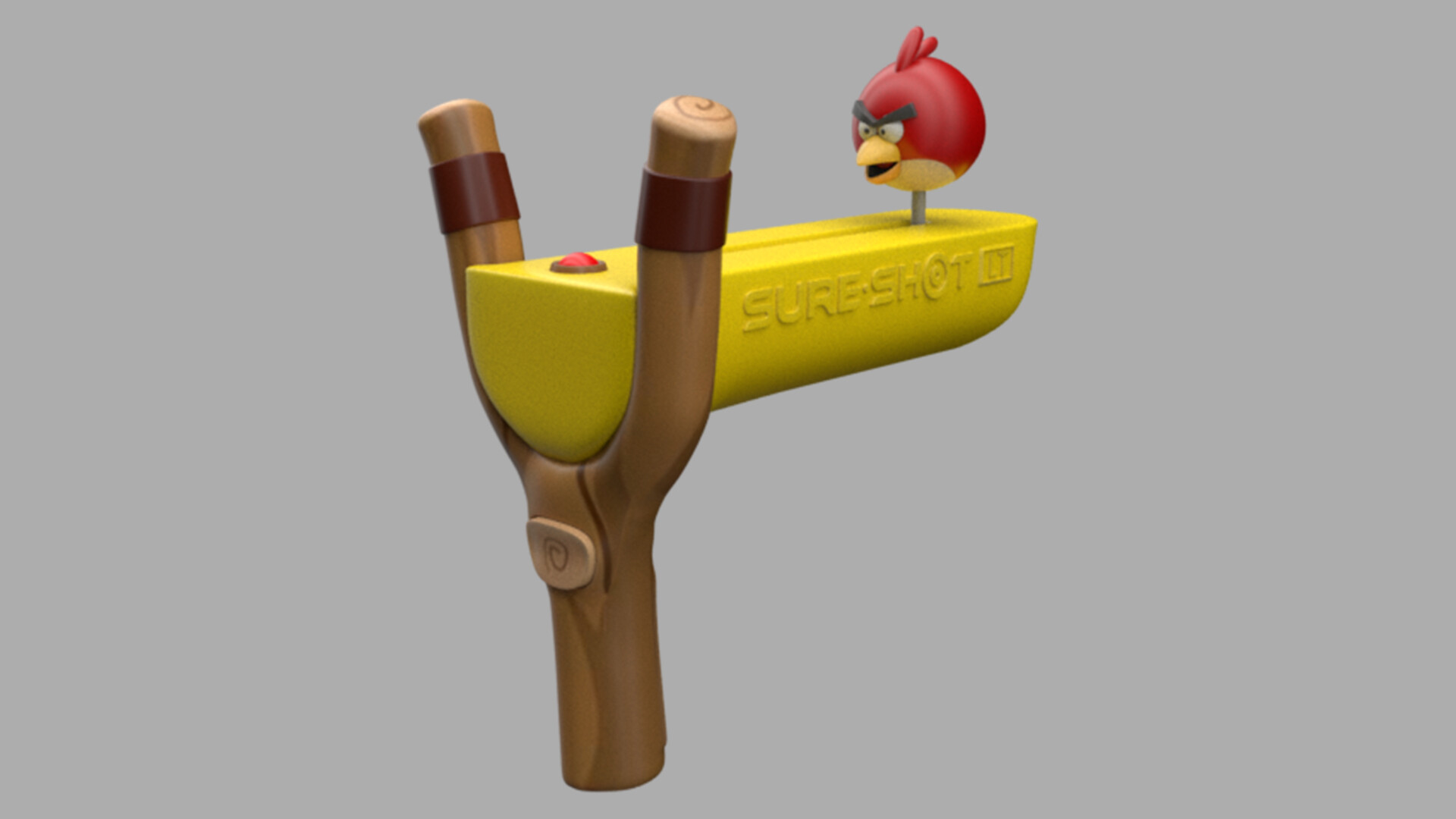 ArtStation - Product Model - Angry Bird Arcade Gun