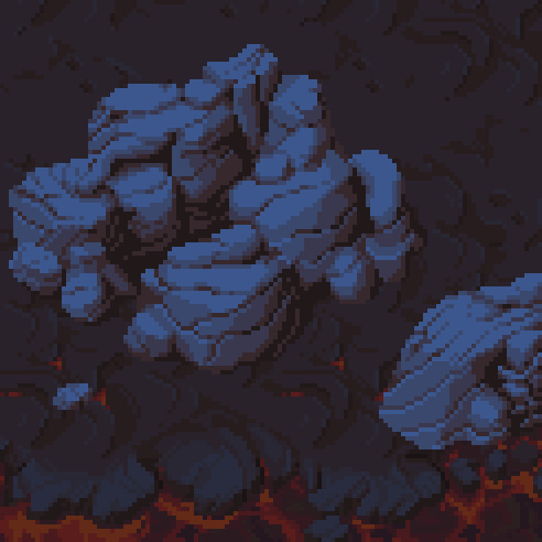ArtStation - Lava biome props