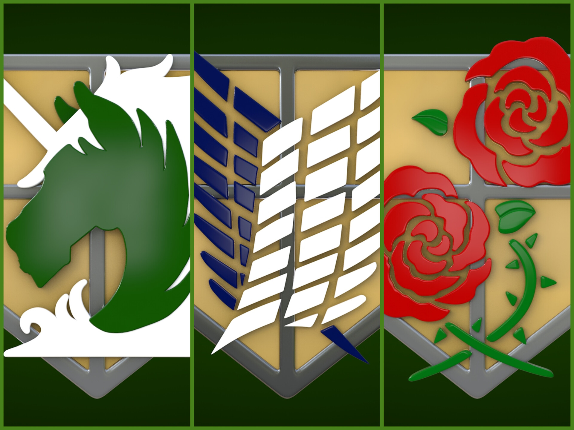 ArtStation - Attack on Titan - Military Divisions