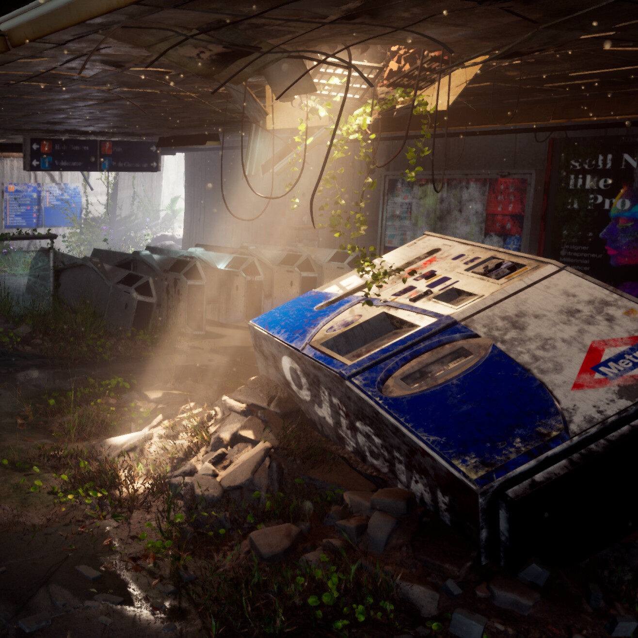 ArtStation - Metro Aftermath - Environment