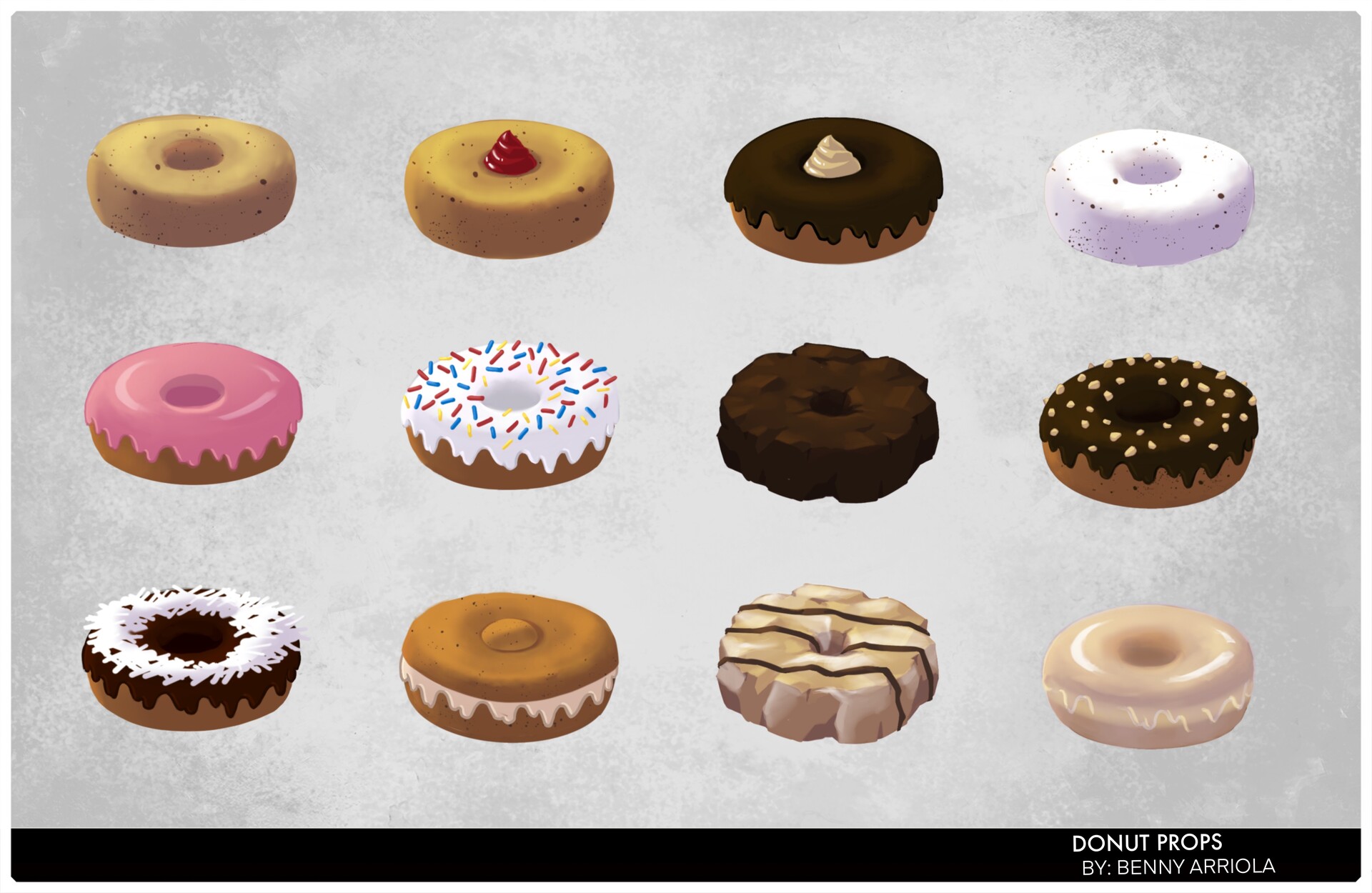 ArtStation - Donut Props