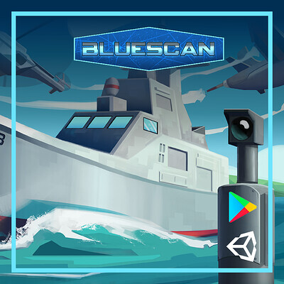 ArtStation - BlueScan, Delivery Game for Thalès